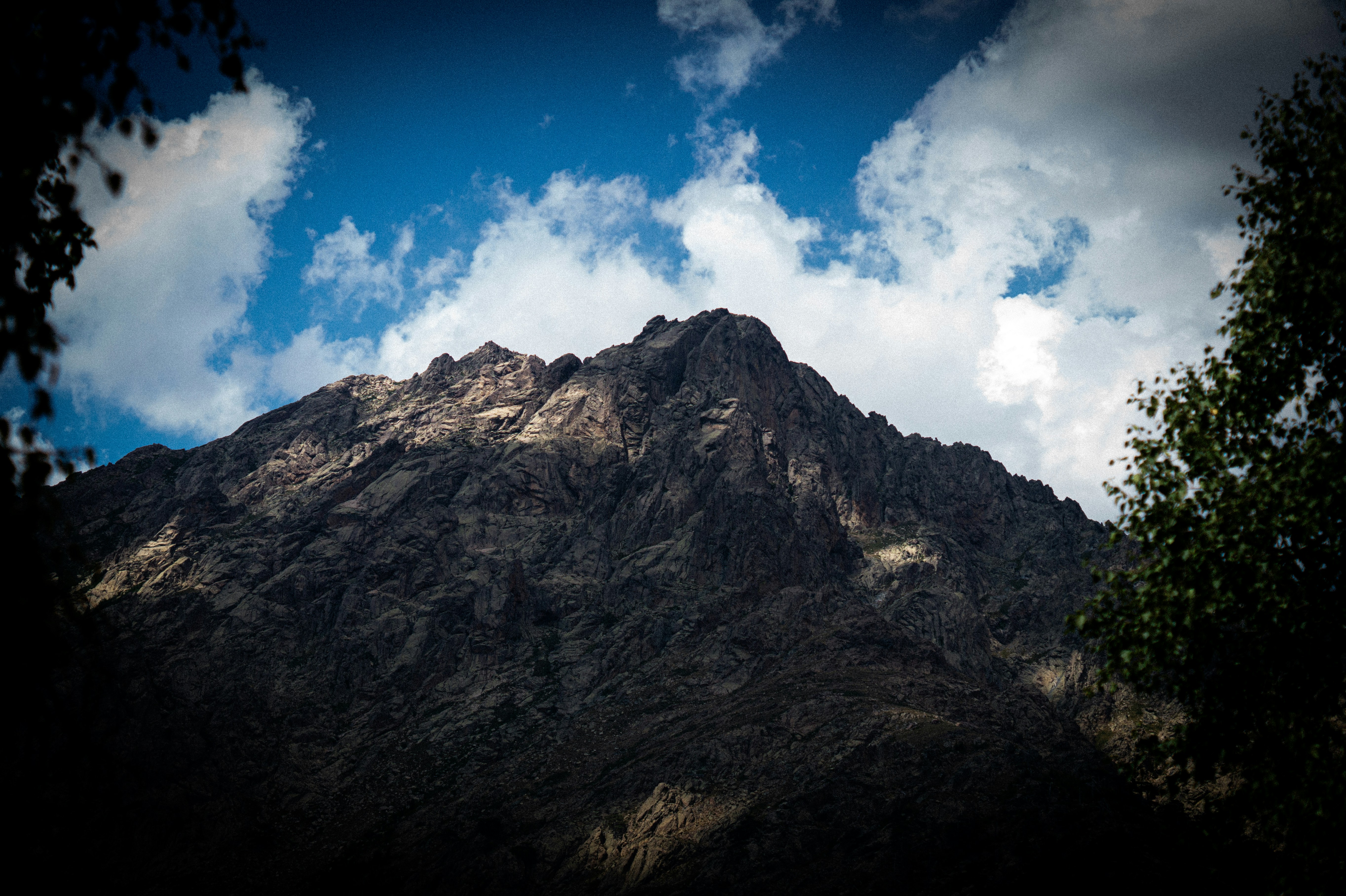 Peak Sentinel under a Break in the Clouds