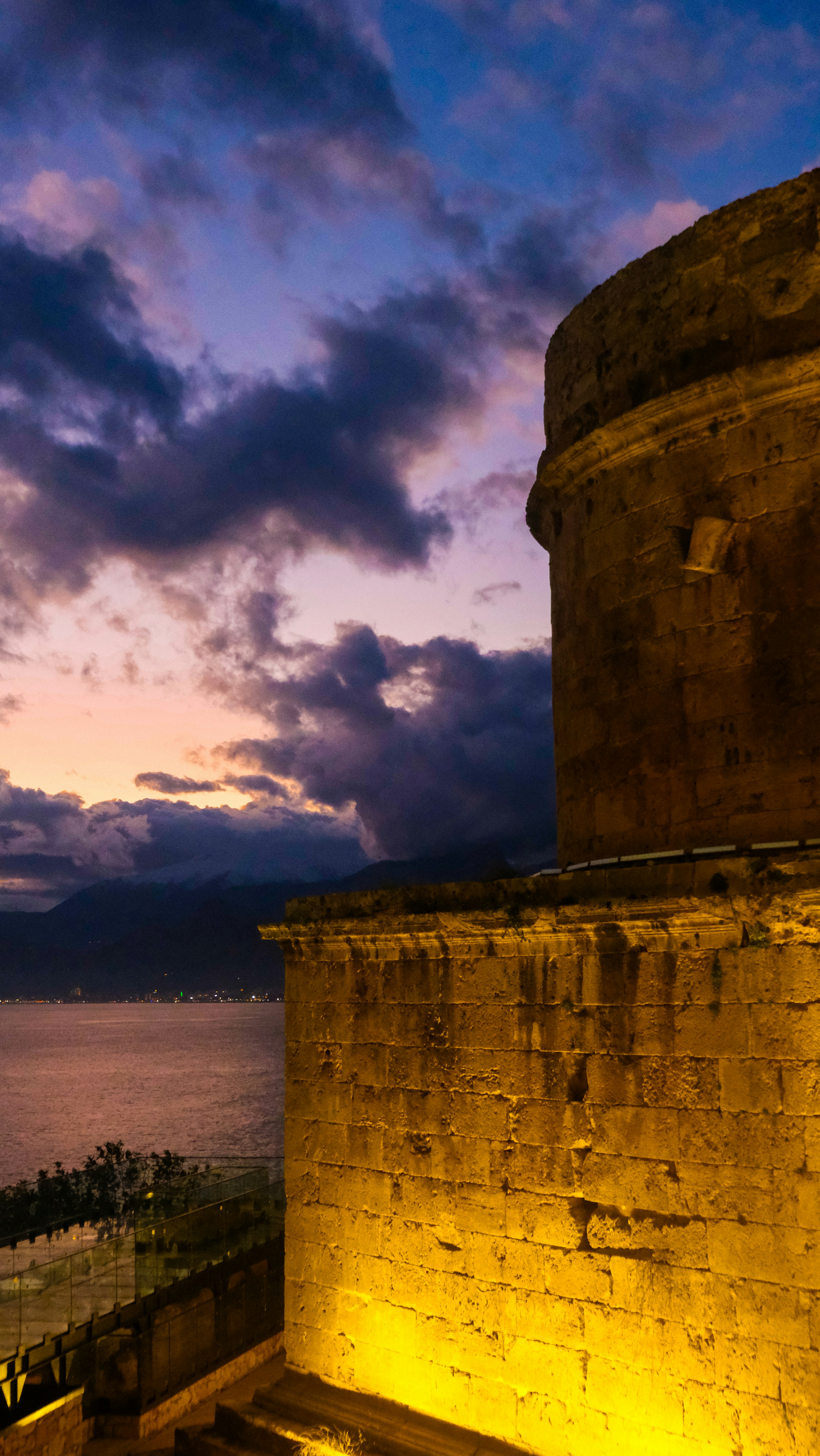 Sunset Fortress: Echoes of Stone and Sky