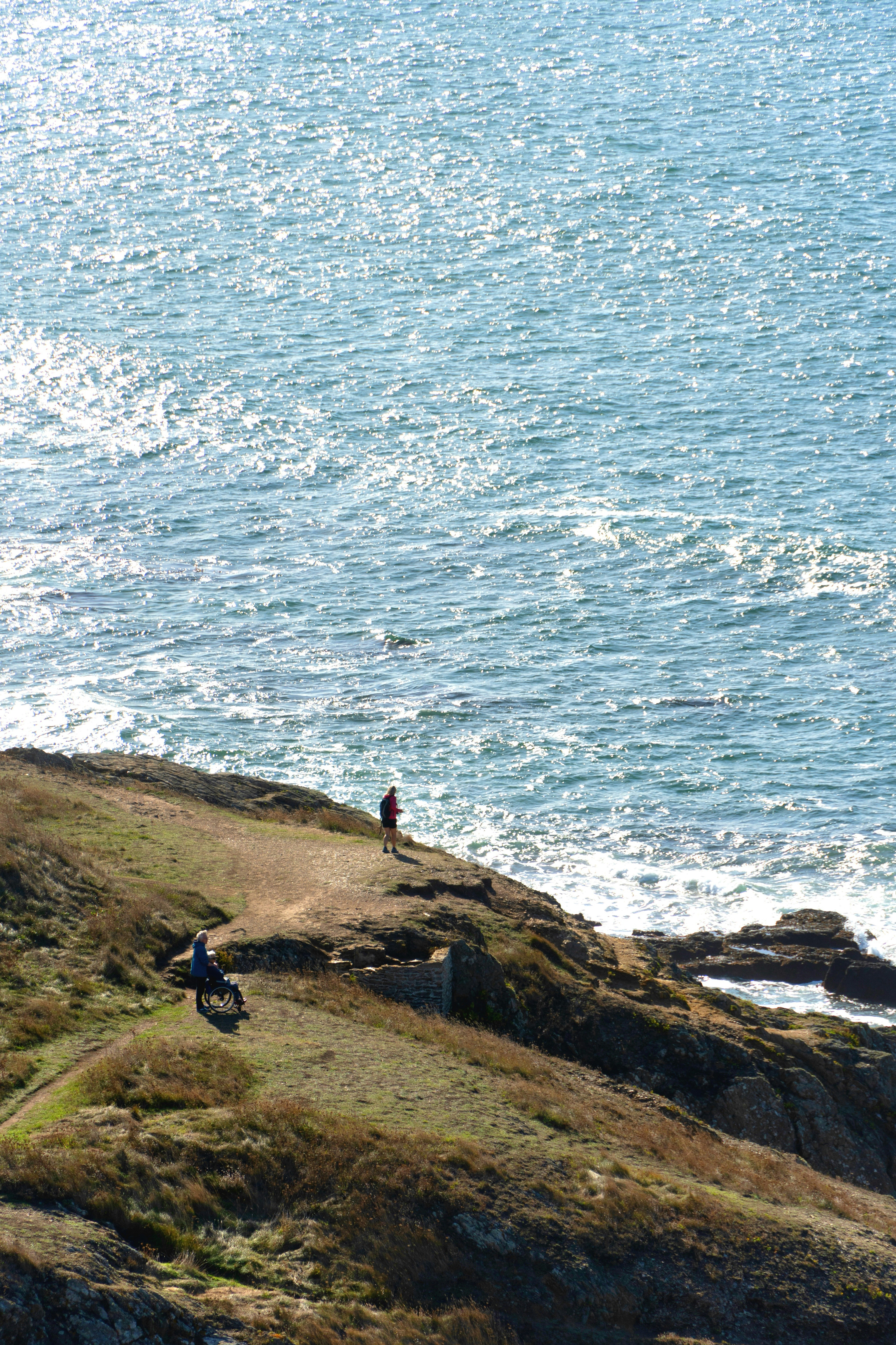 A Quiet Clifftop Stroll by the Sea