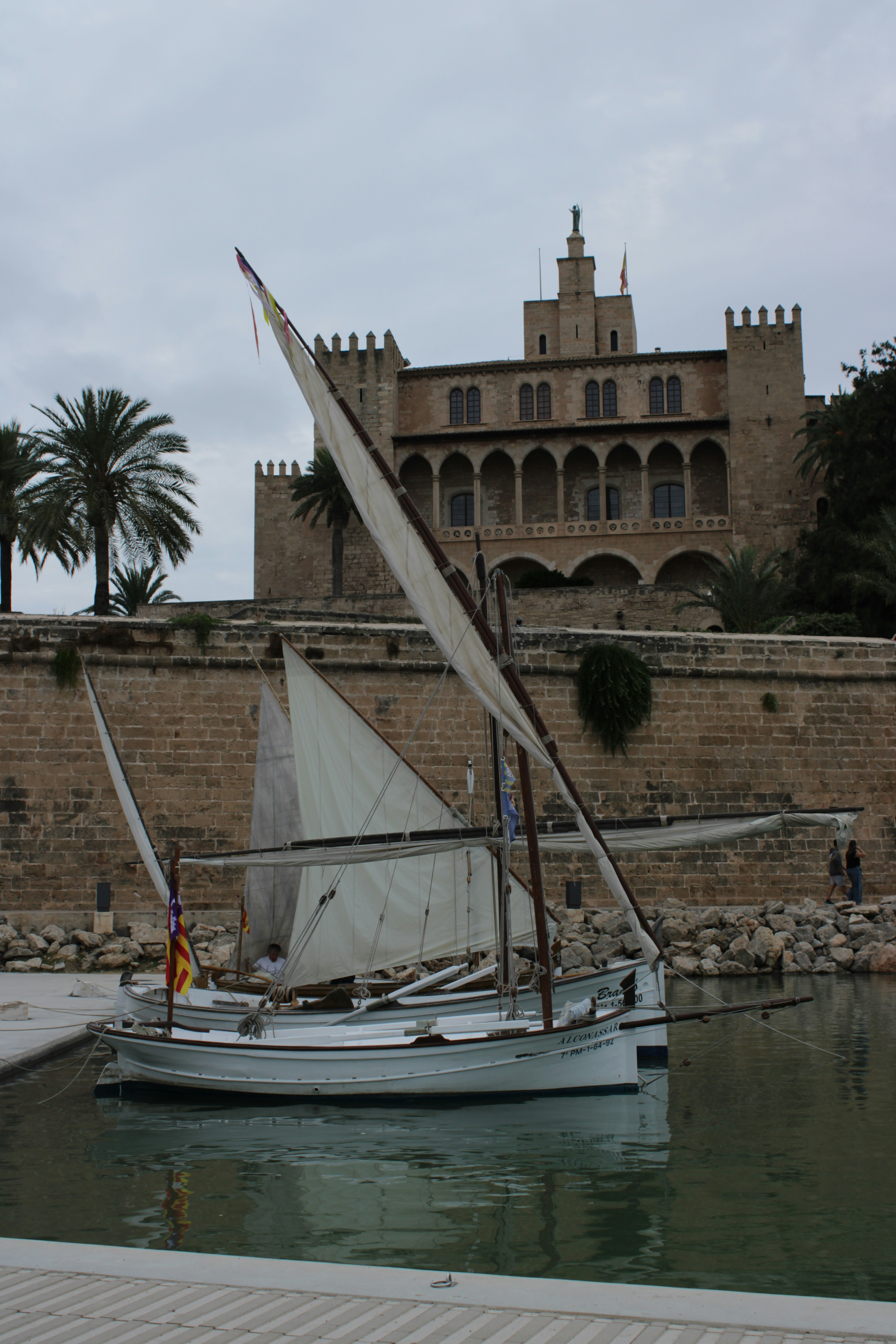 Sail and Stone: A Moorish Fortress Overlooked by a Silent Harbor