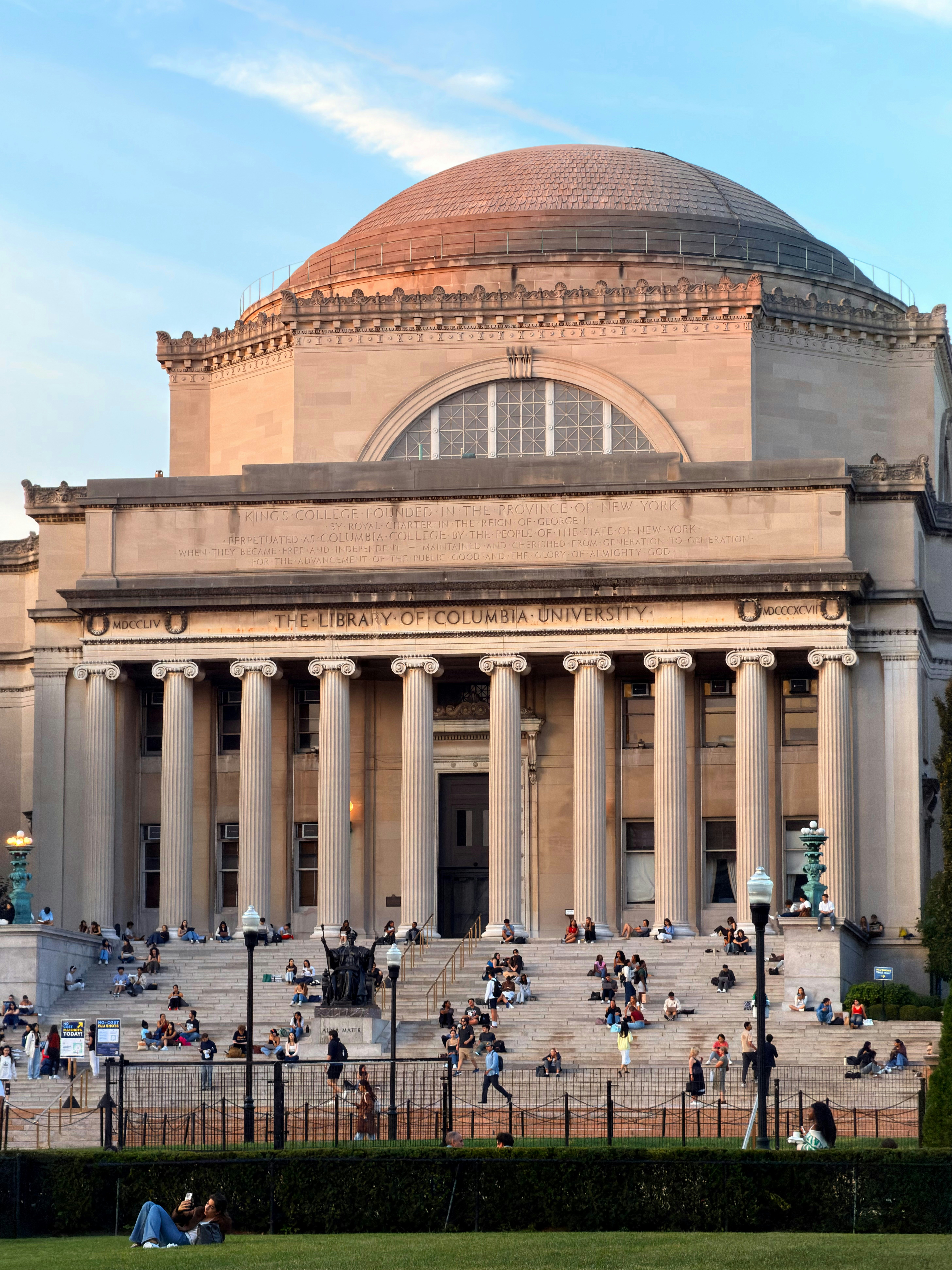 Steps to Knowledge: The Library of Columbia University Facade