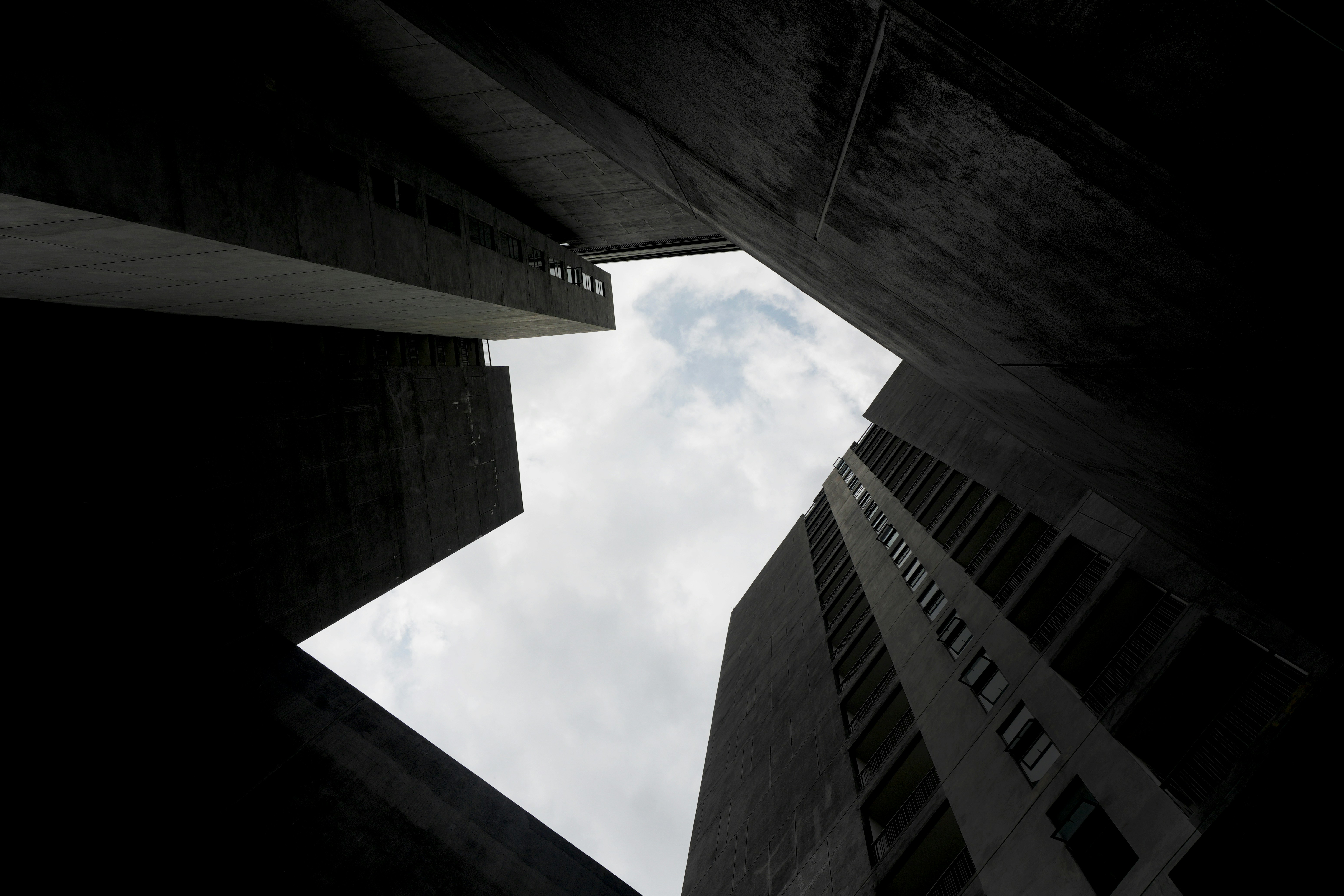 Skyward Opening: The Vertical Canyon Between Towers