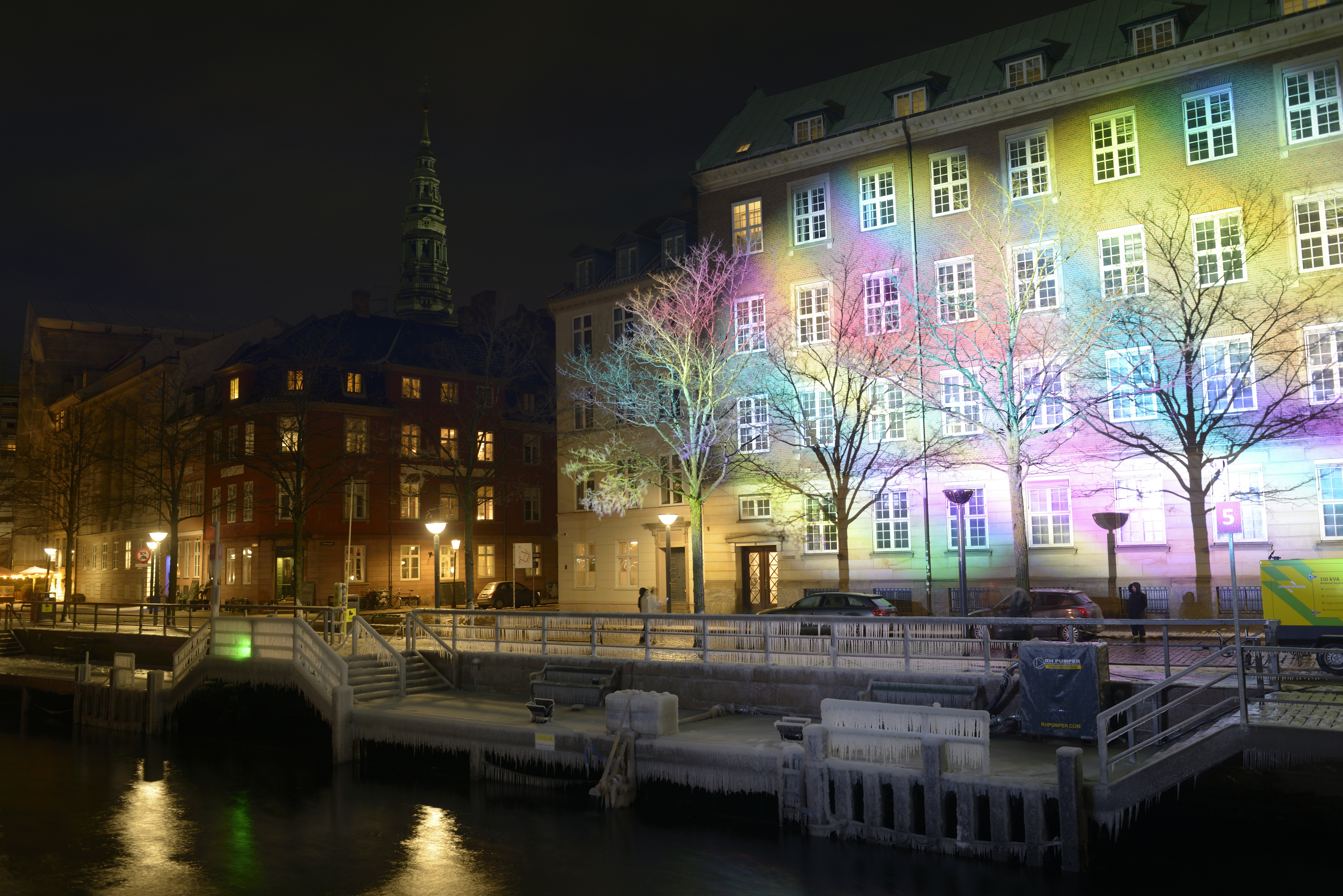 Colorful Cathedral of Light: Riverscape Soirée