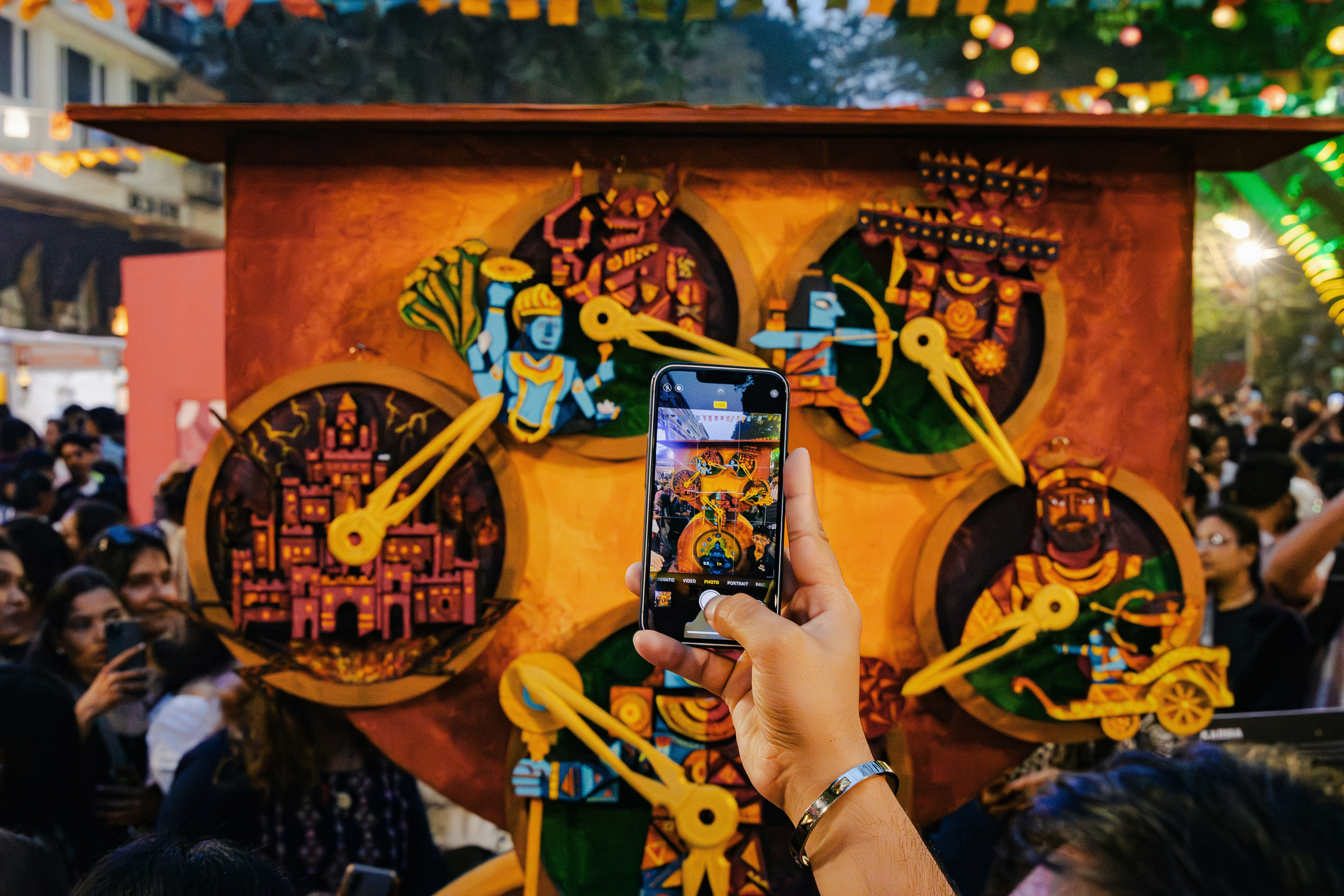 In Focus: Capturing a Handheld Moment of Festival Art