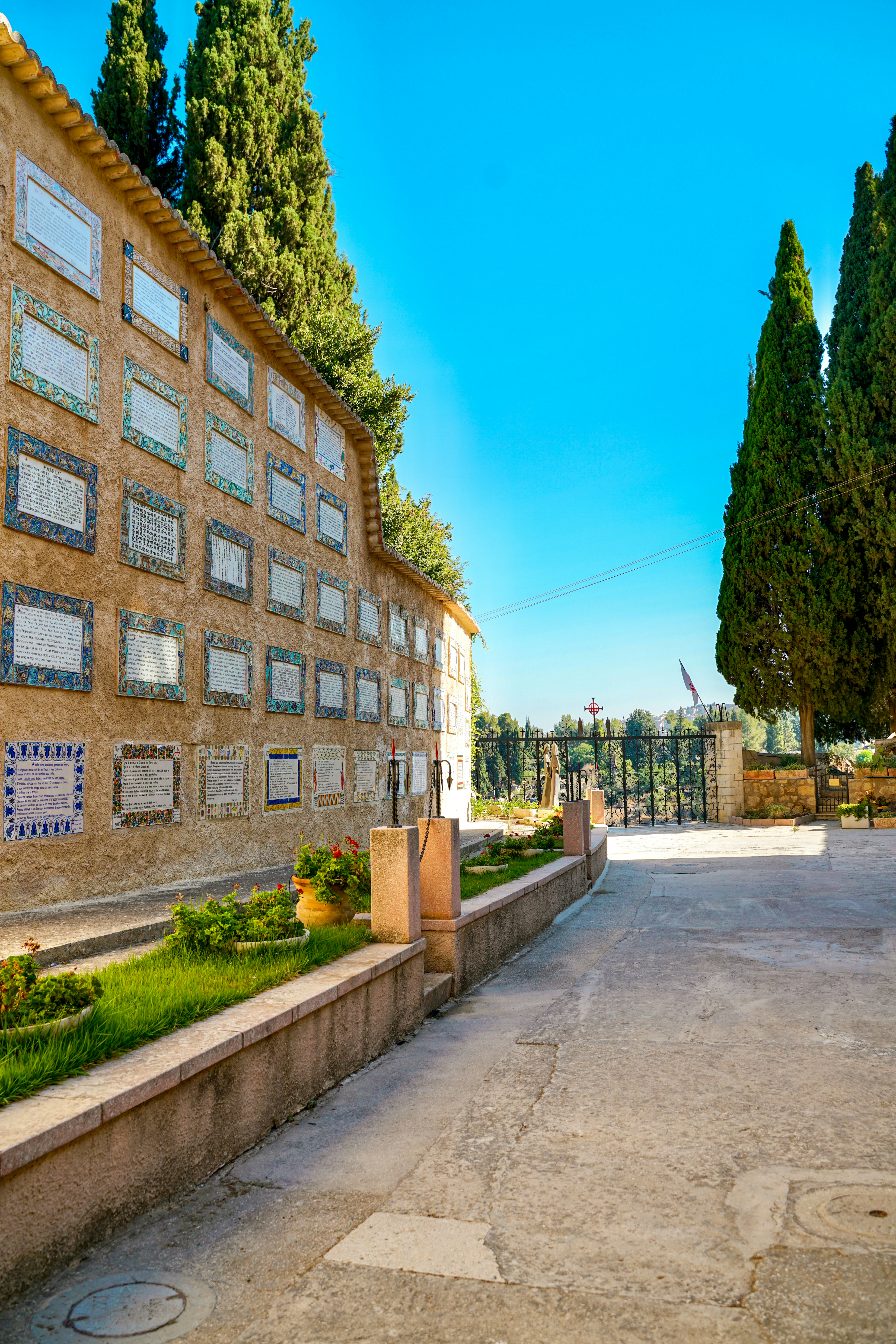 Cypress-lined Path to the Gate of Memory