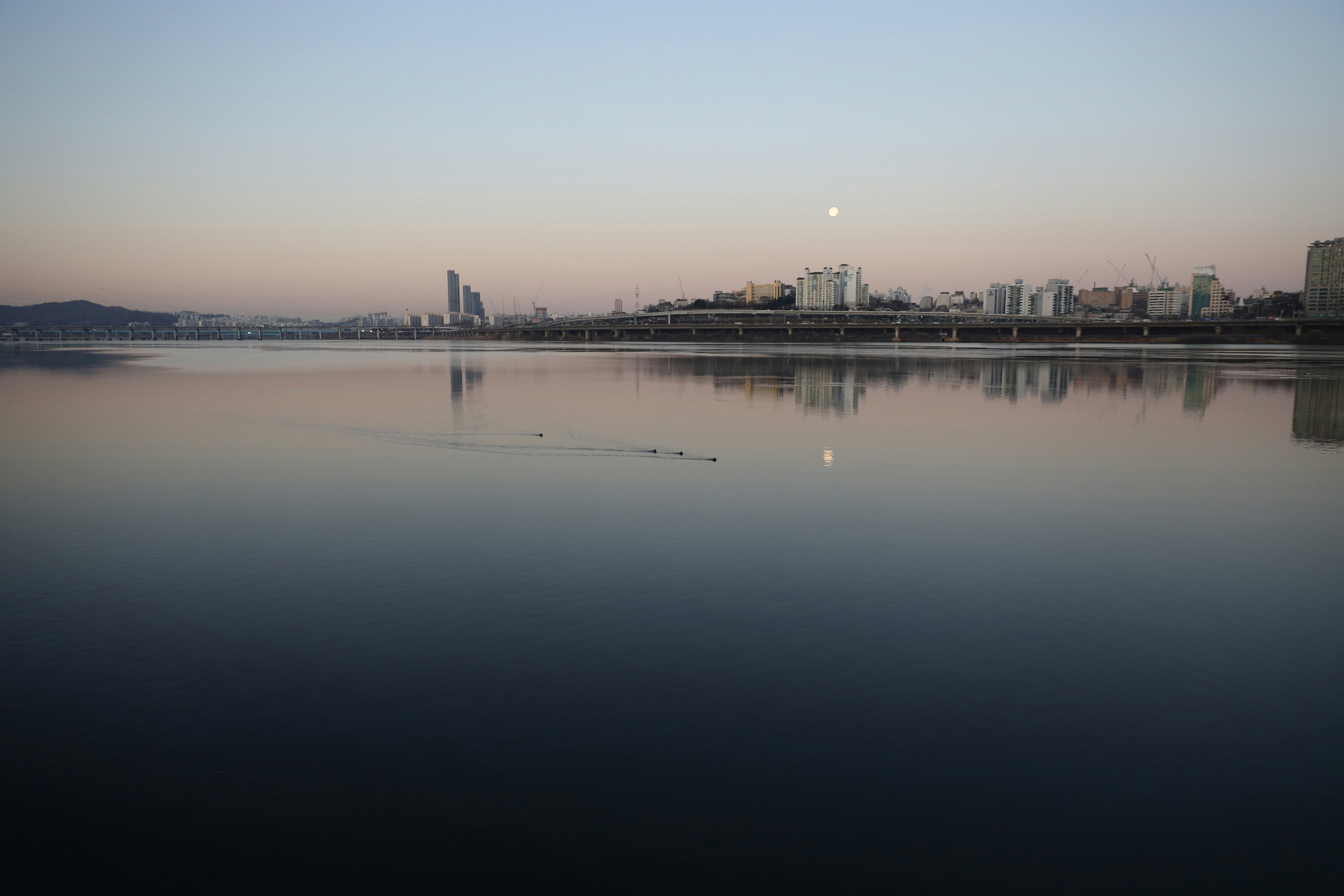 Dawn over the City Harbor