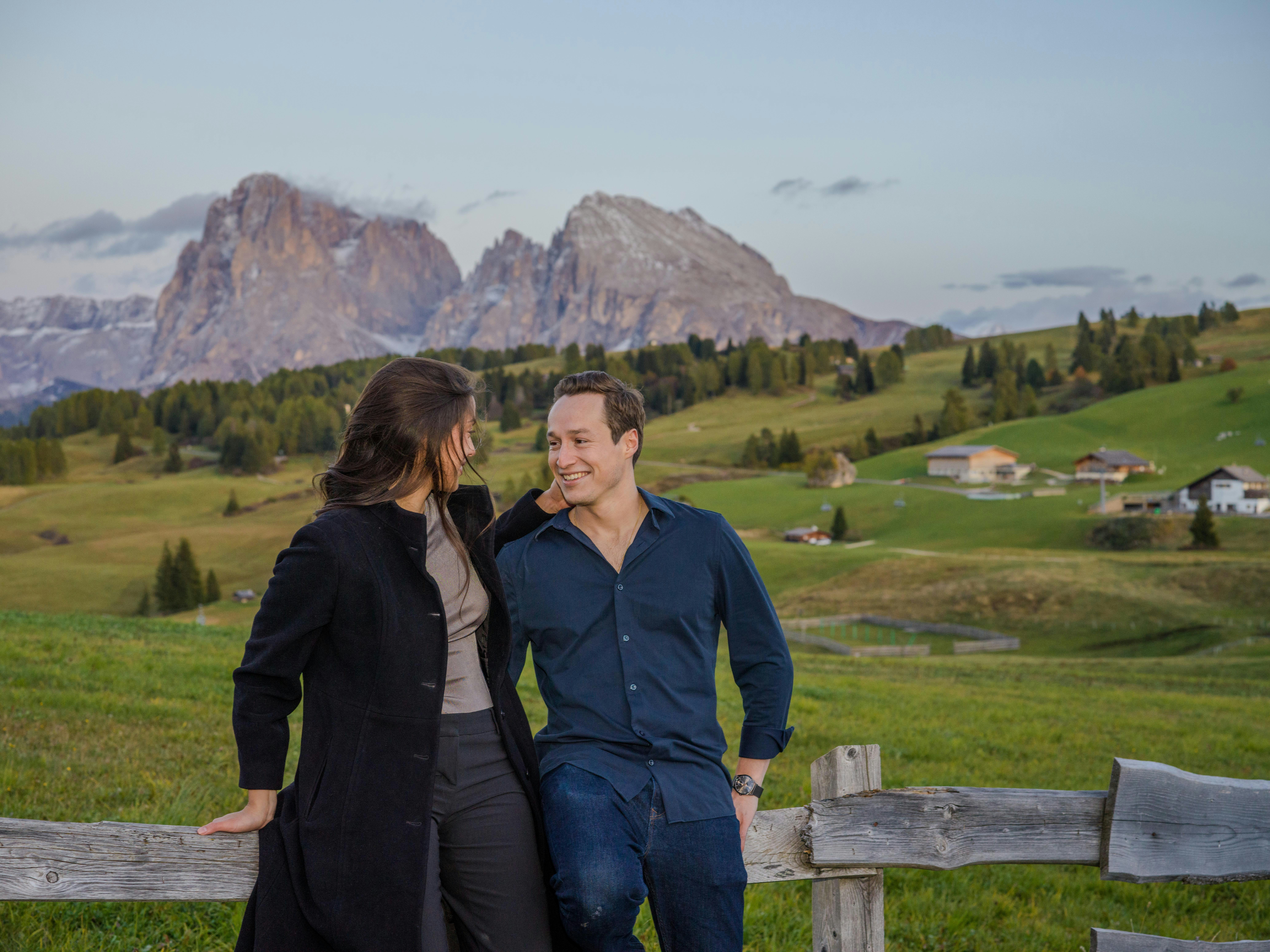 Evening Talk in a Mountain Meadow