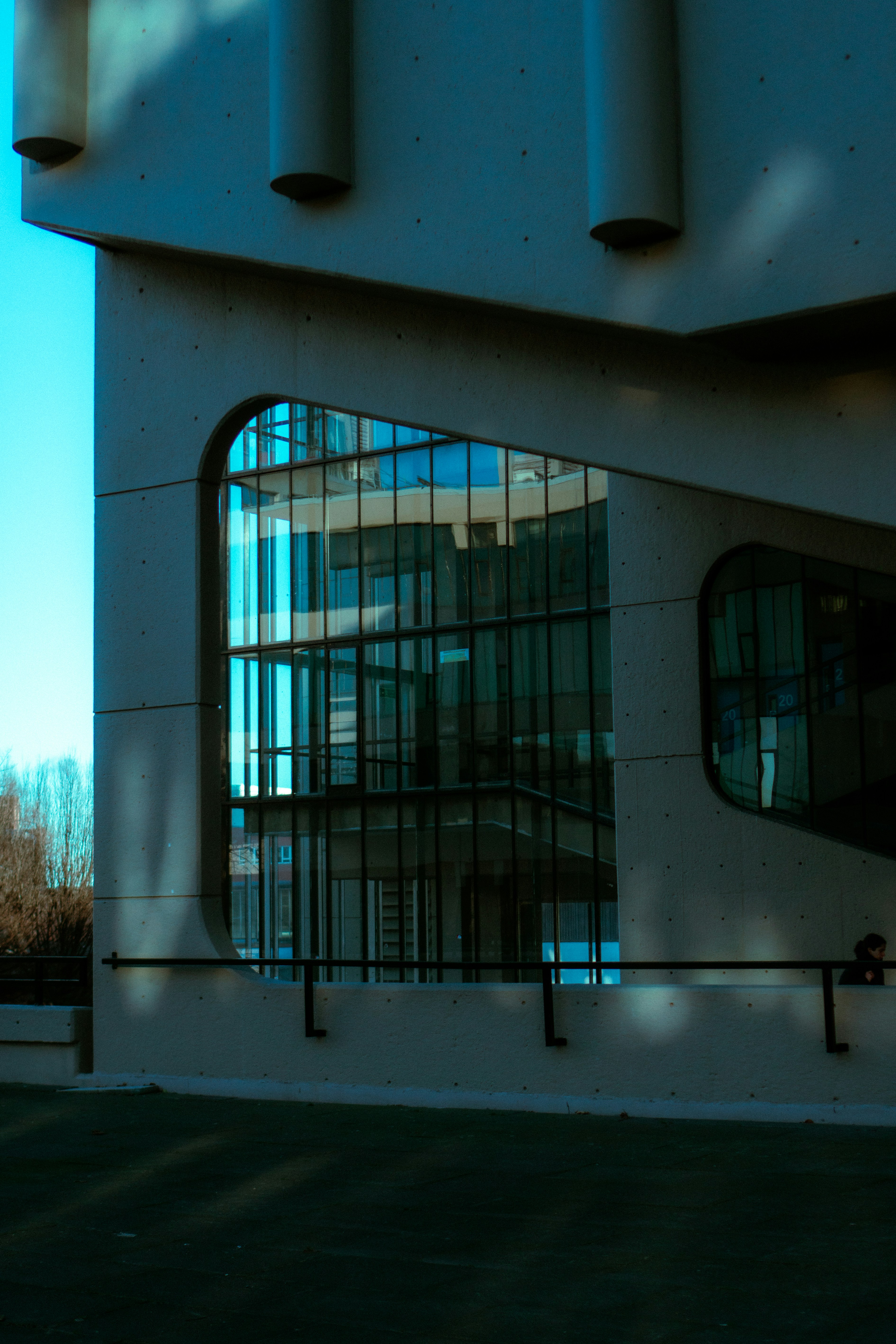 Concrete Geometry: Windows, Shadows, and Blue Light