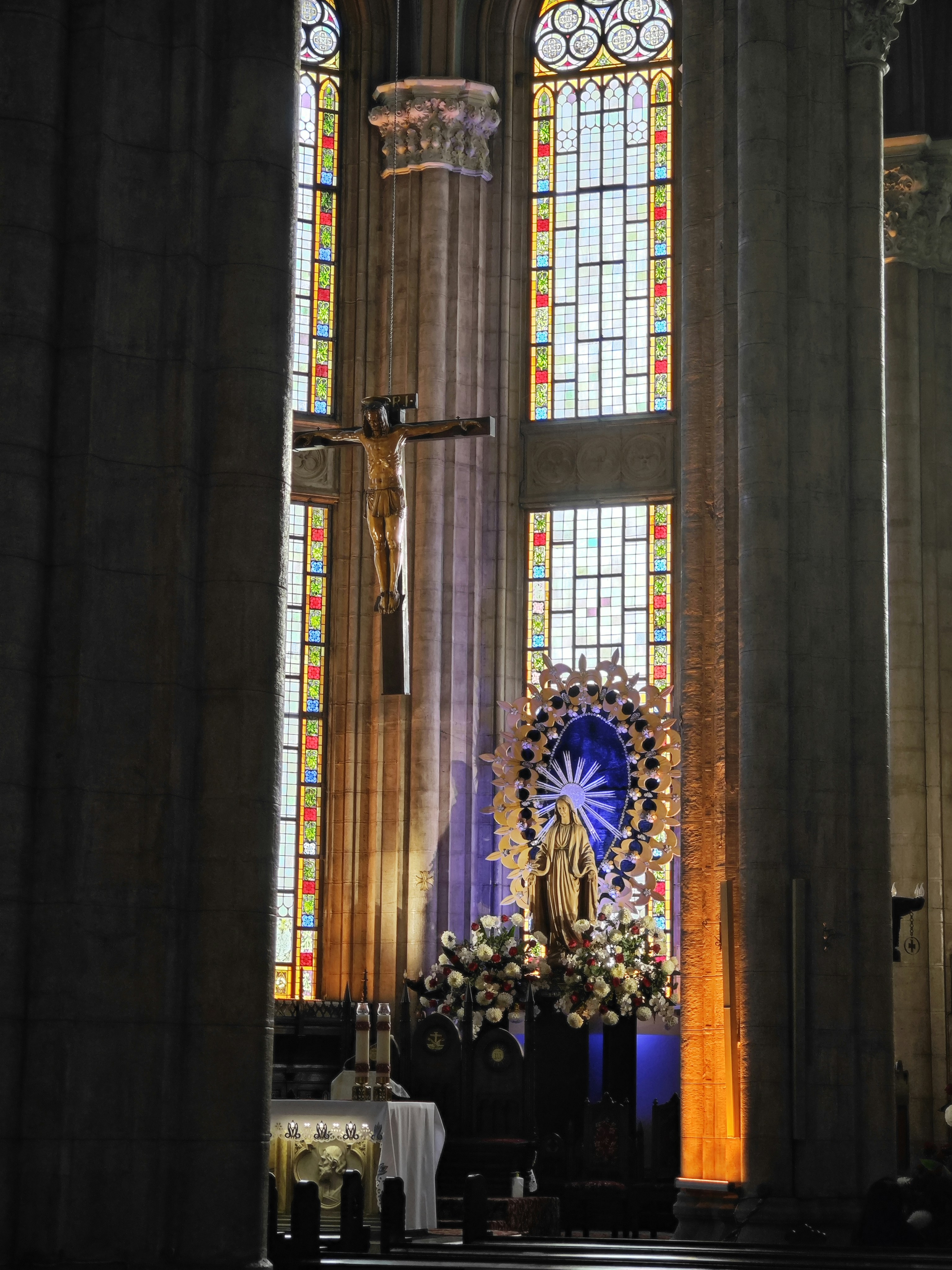 At the Istanbyl chatolic cathedral