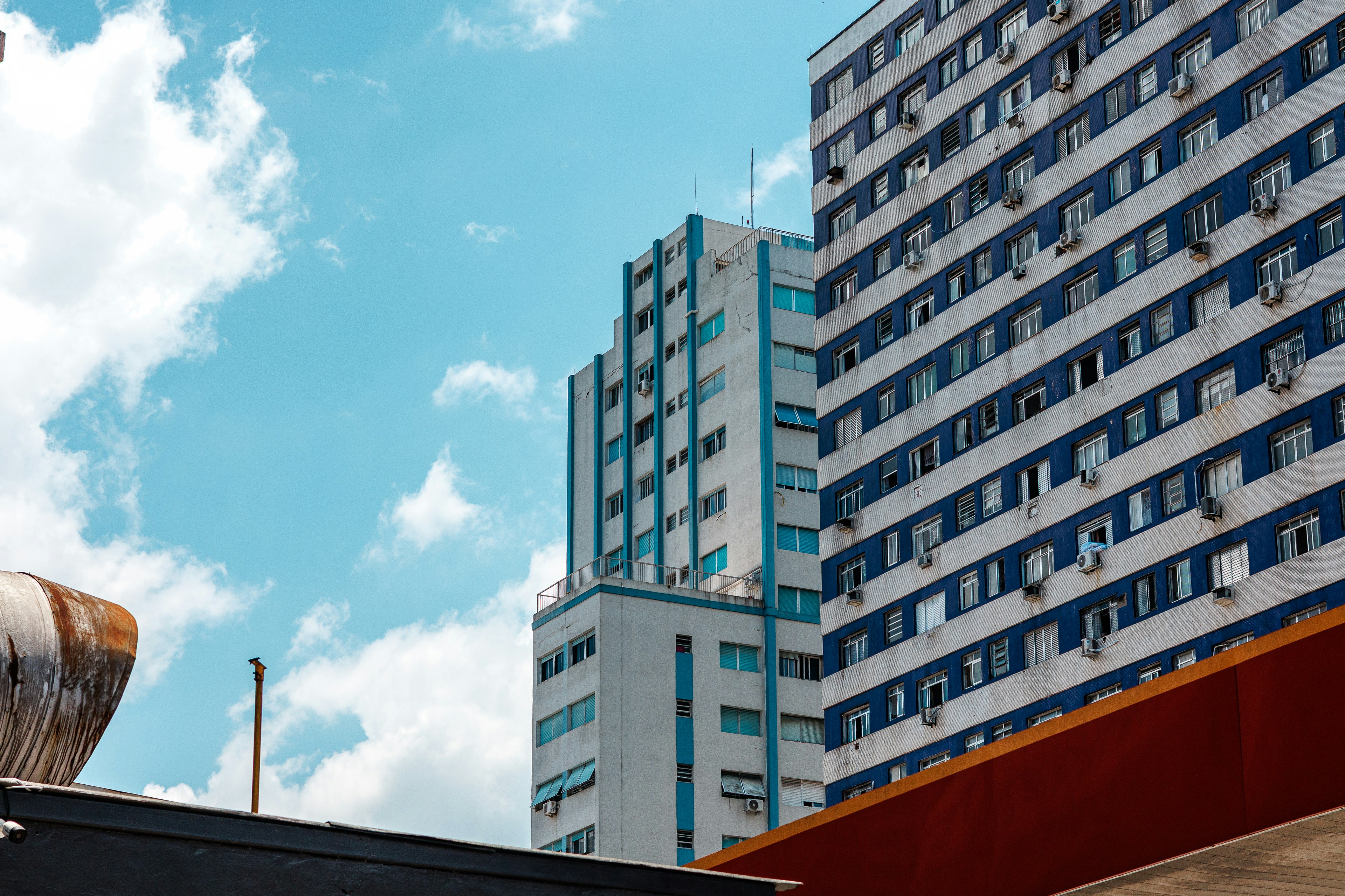 Skyline Over Concrete Ribbons