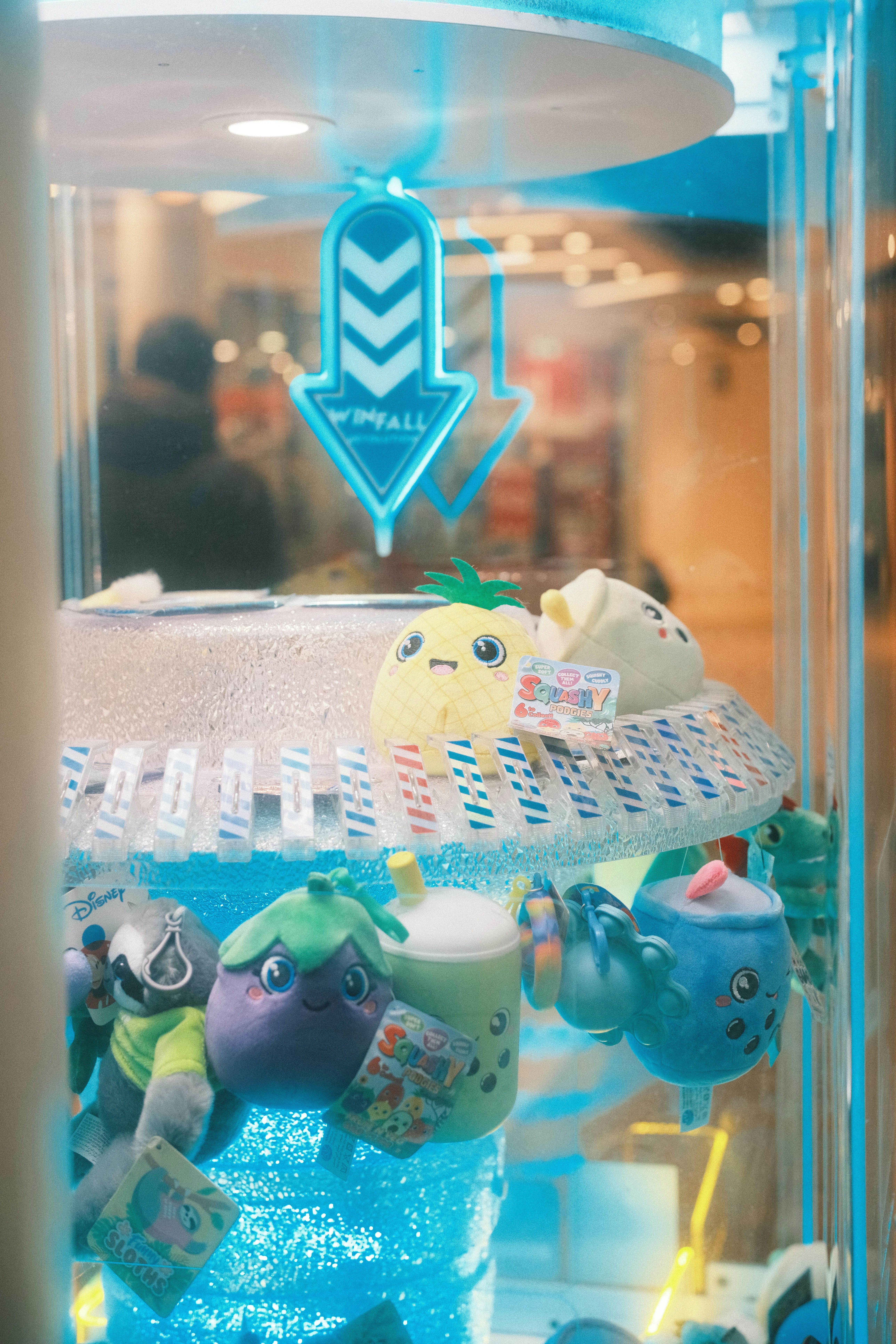 Neon Arrow of Sweet Surprise in a Toy Carousel