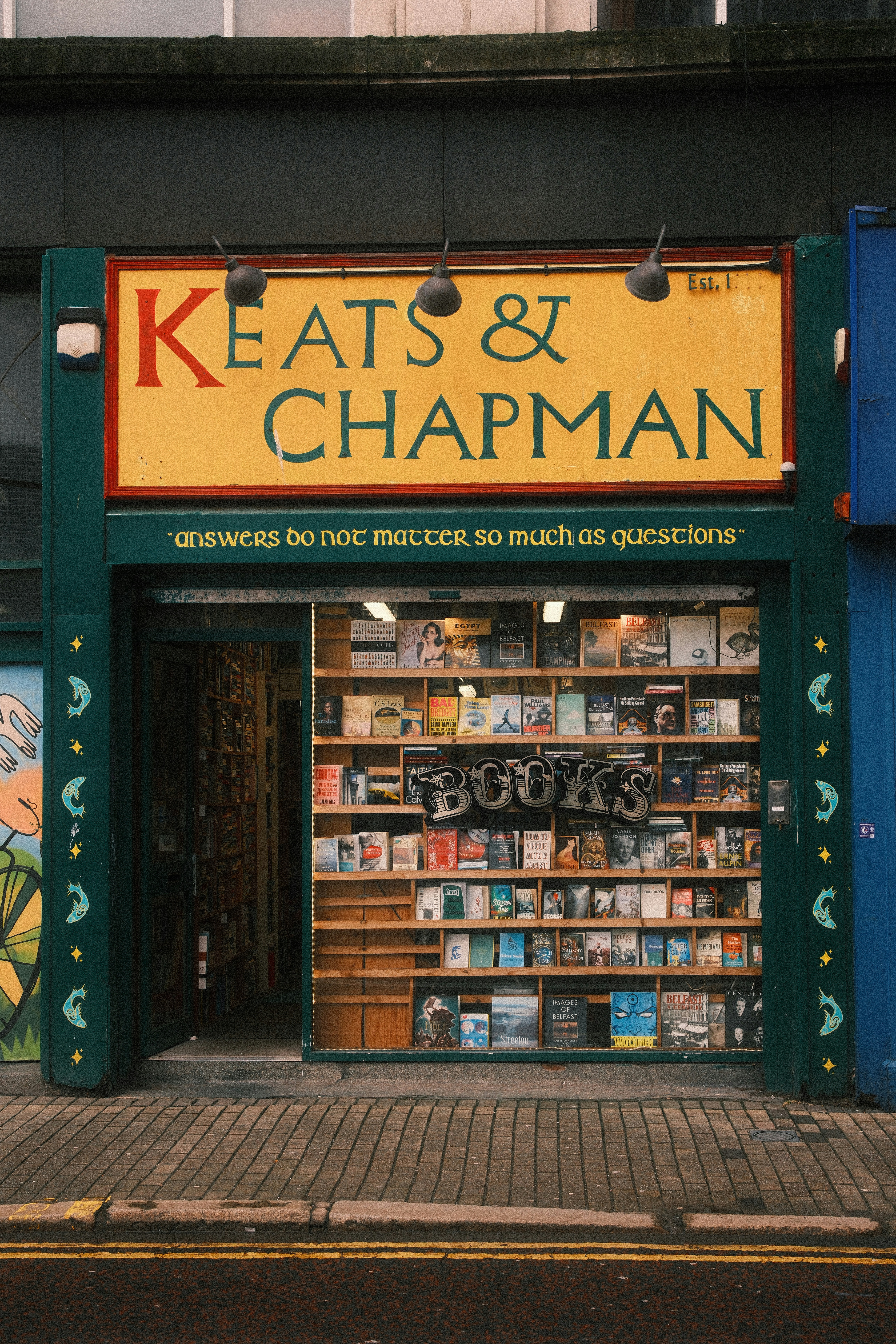 Books, Sign, and Streetgrown Colors: A Window into a Vintage Bookseller