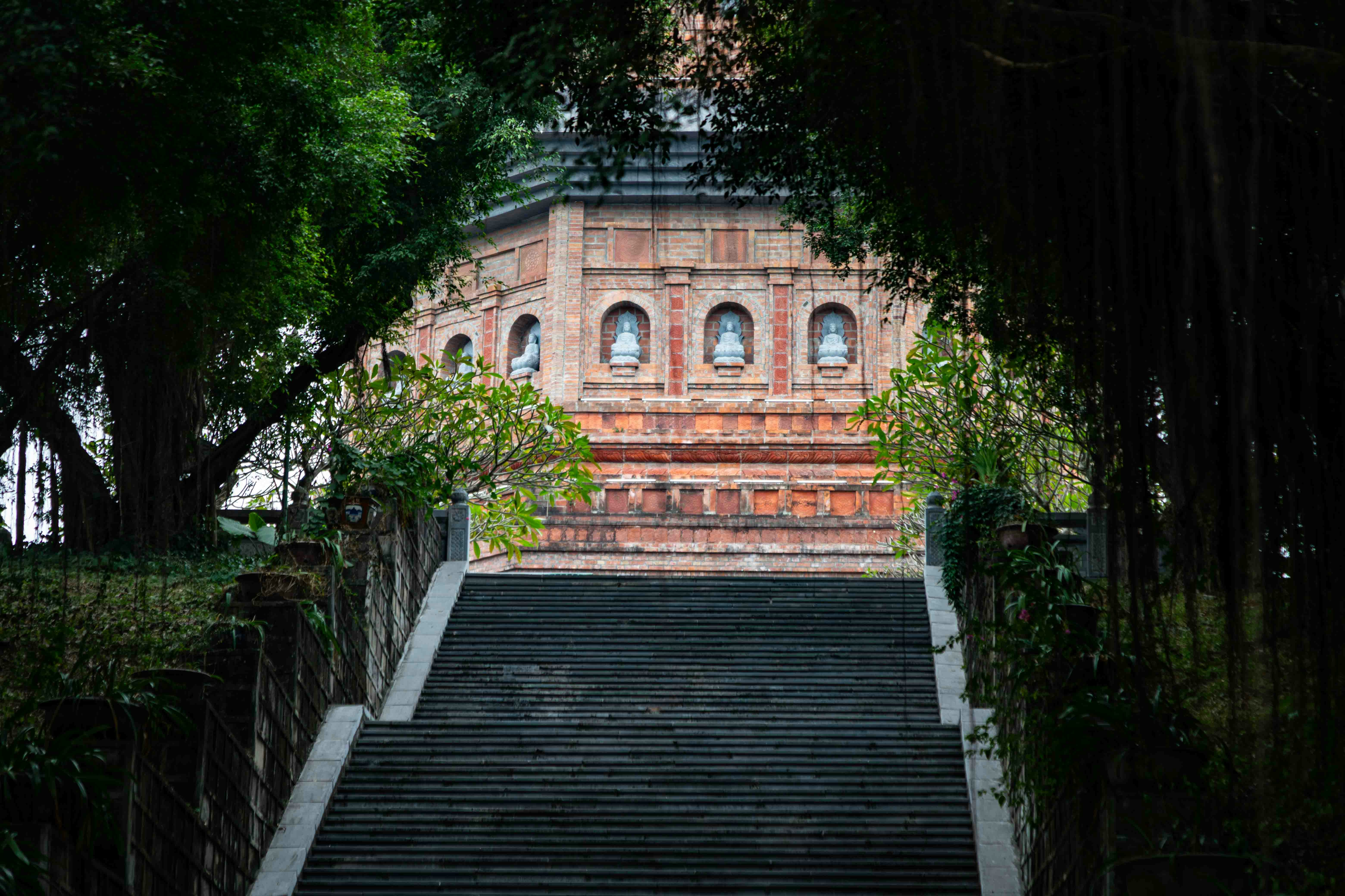 Stone Staircase to a Heritage Gate