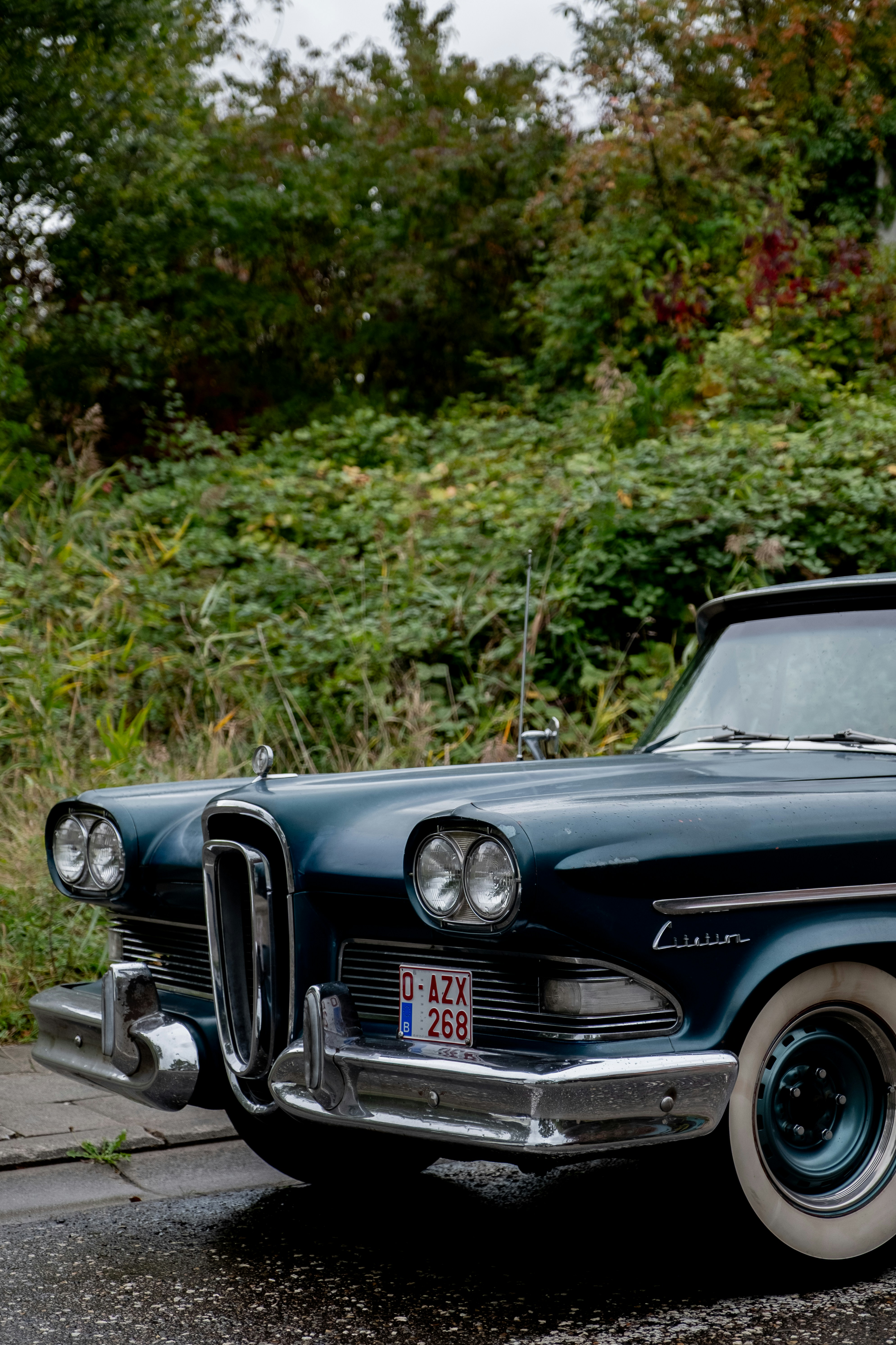 Chrome Grille Echoes of a Bygone Drive