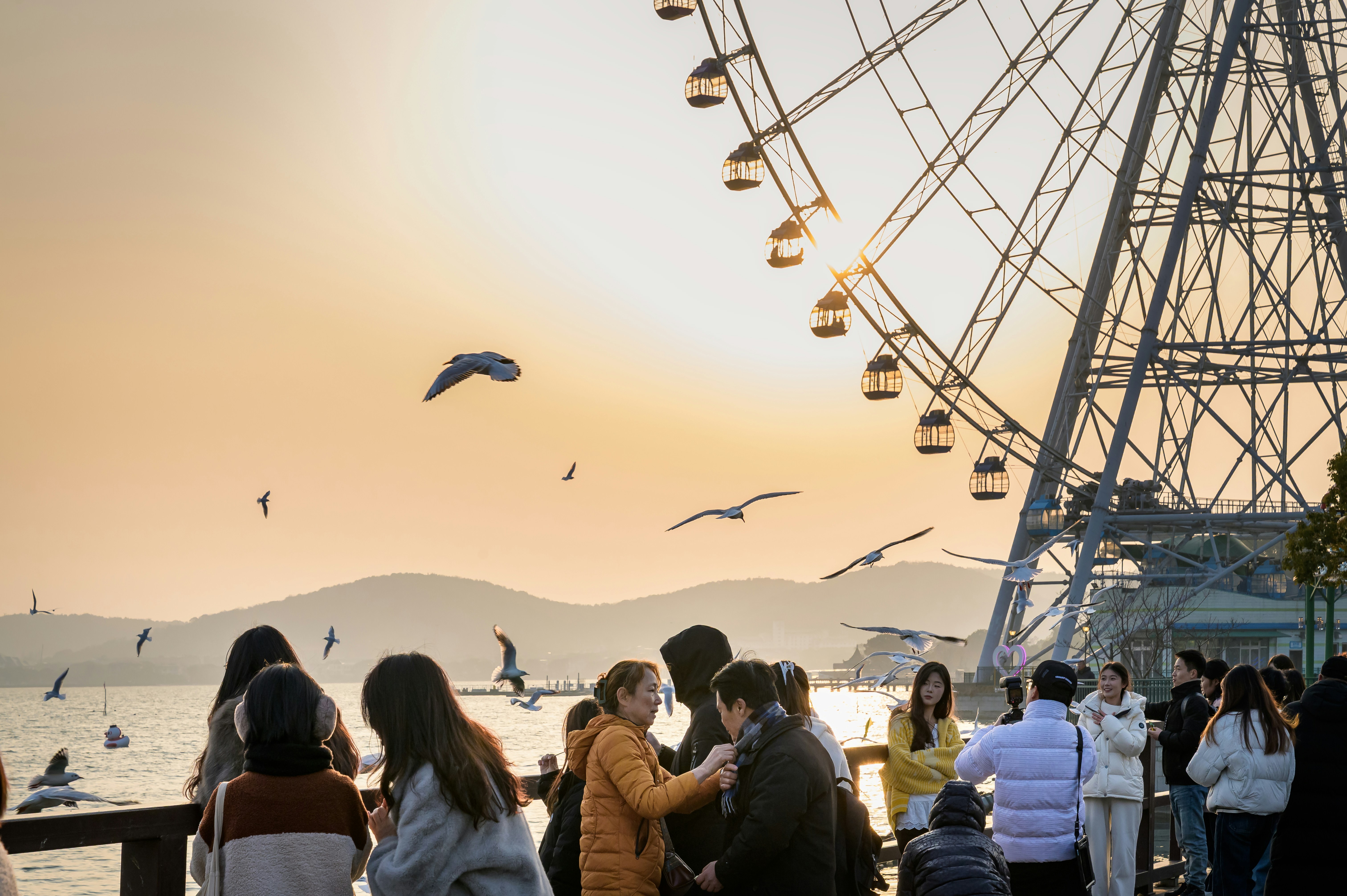 Golden Hour at the Carousel Pier