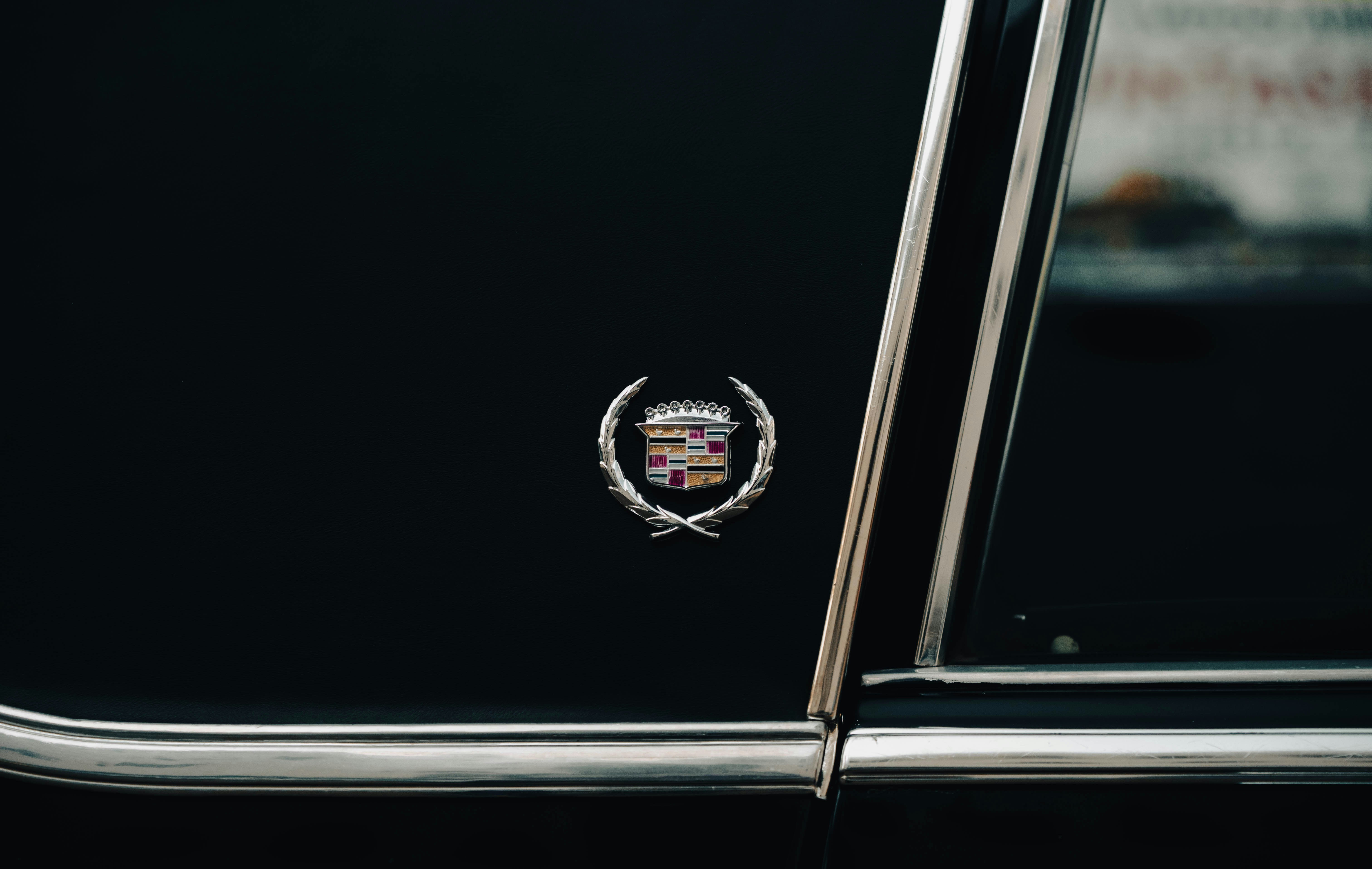 Cadillac Crest on a Midnight Panel