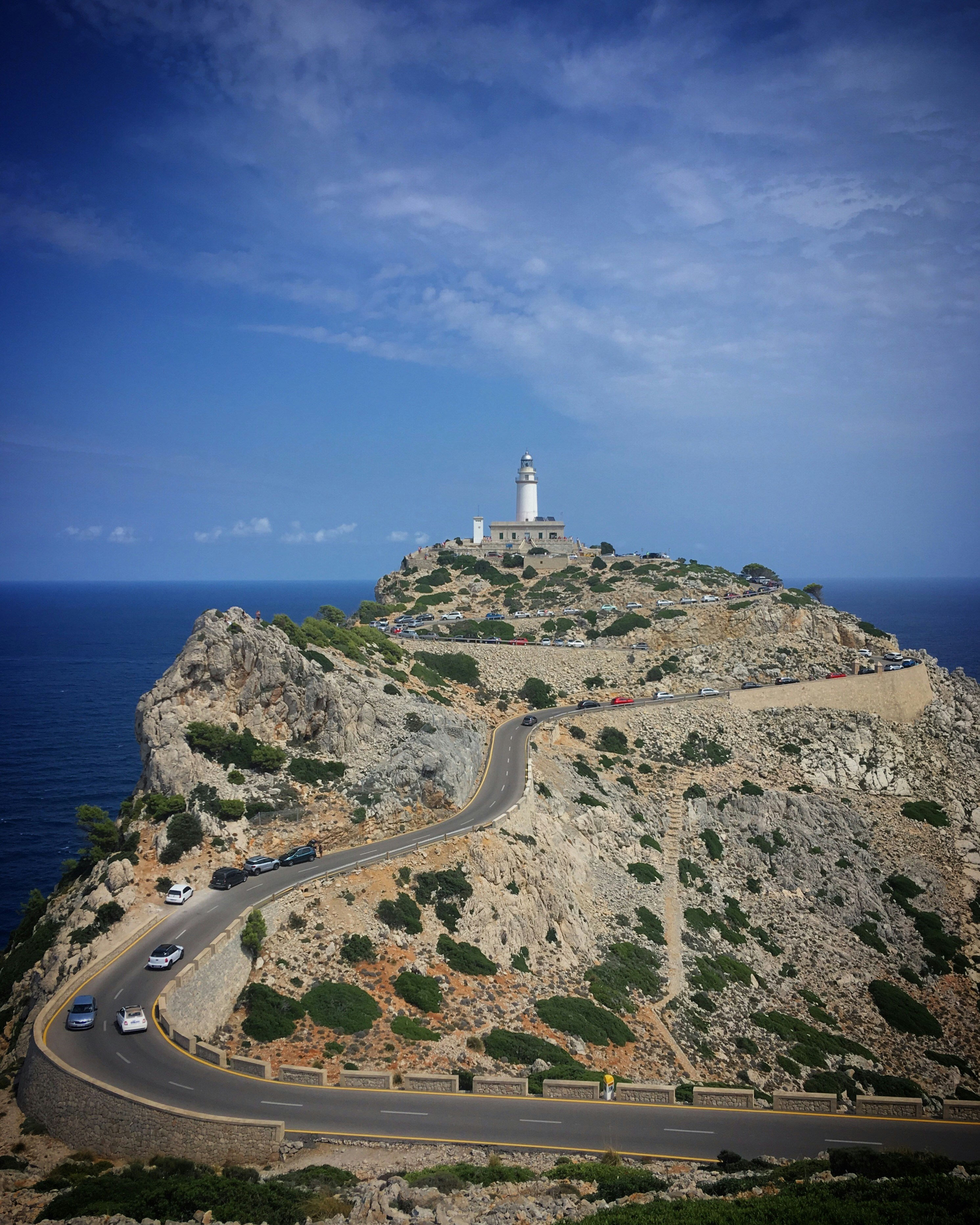 Lighthouse Clifftop: A Winding Road to the Island Beacon