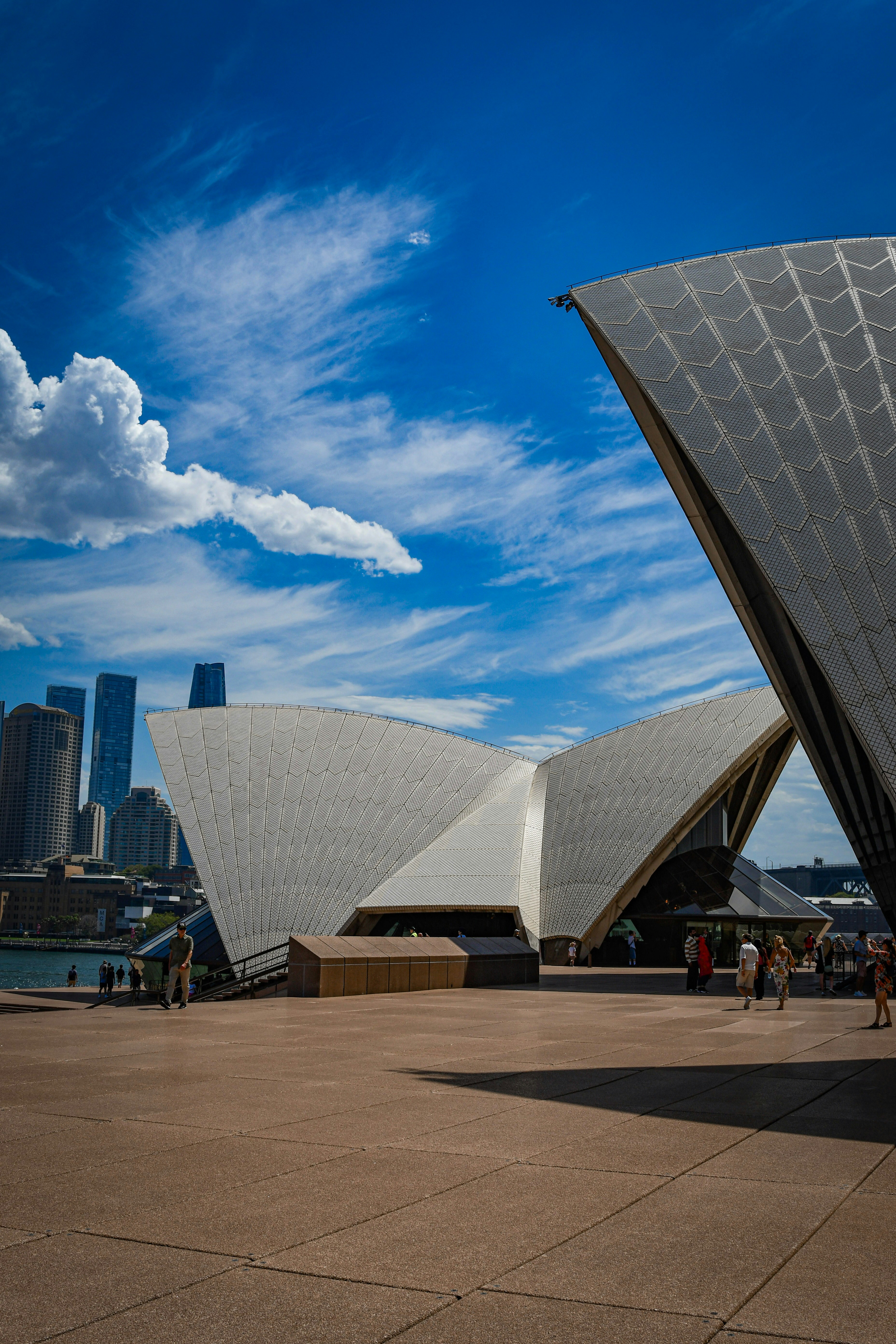 Architectural Symphony under a Clear Sydney Sky