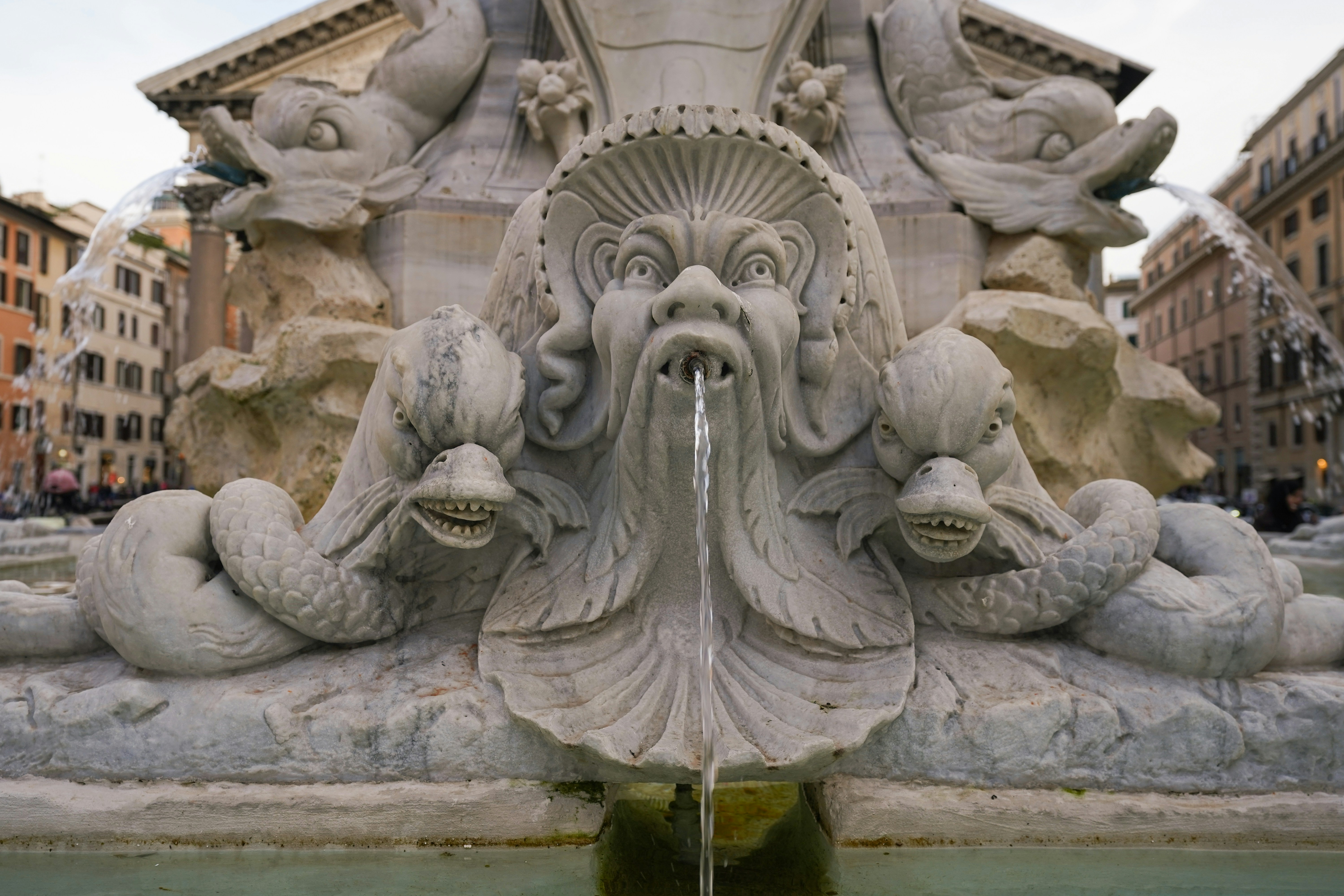 Gorgon’s Gaze: The Central Face of the Fountain