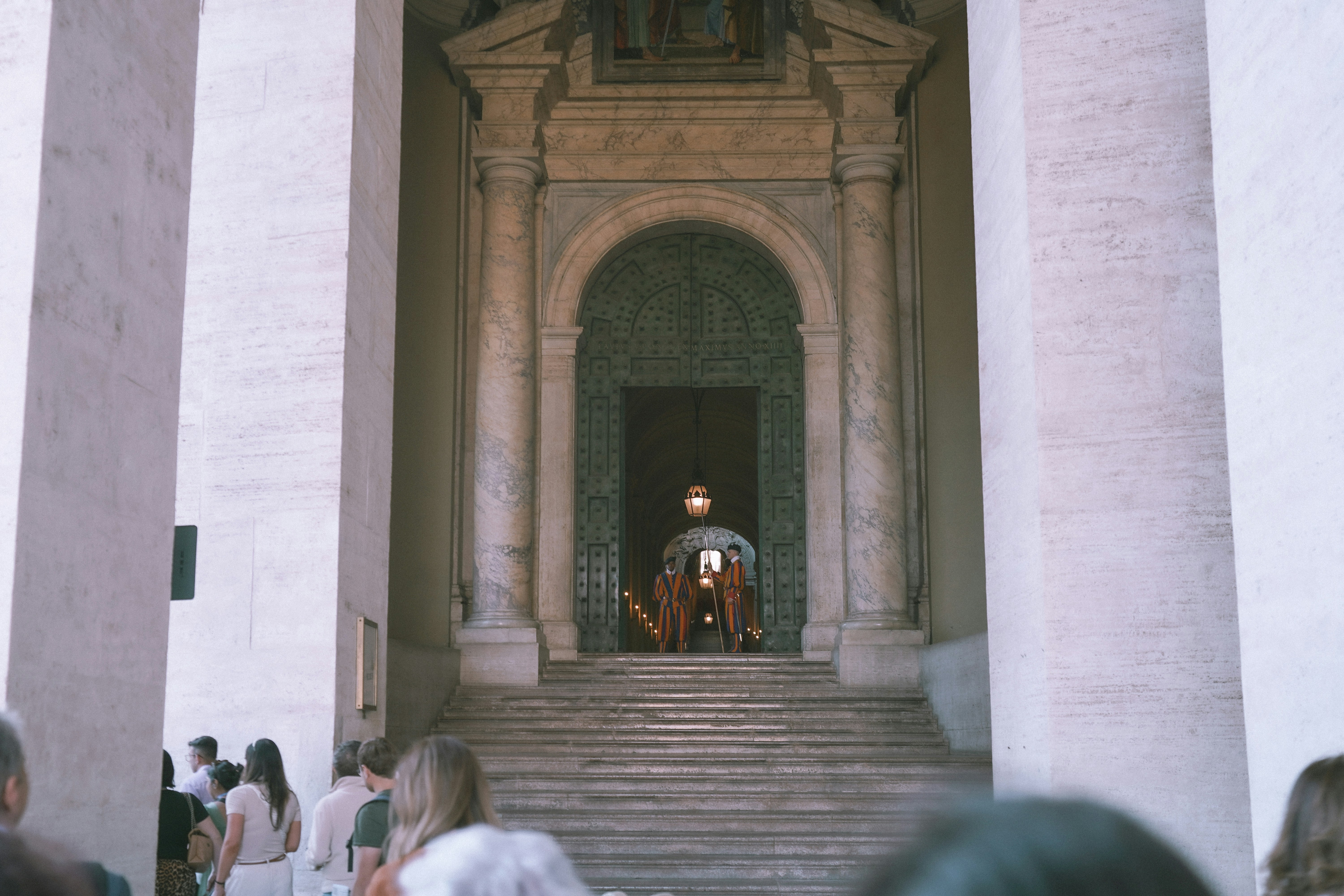 Steps to the Marble Gate: Portrait of a Cathedral Entrance