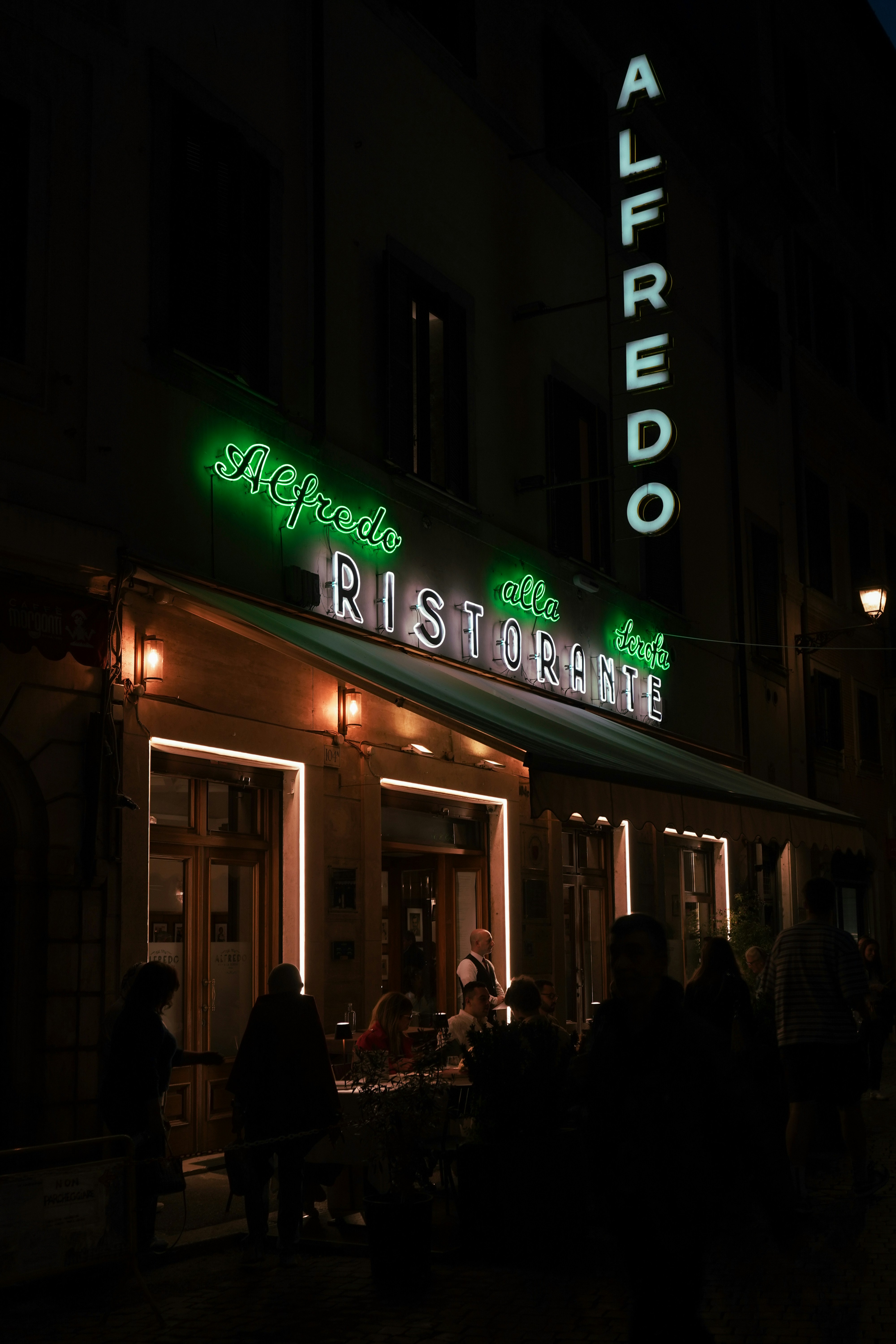 Neon Nights at the Alfresco Ristorente