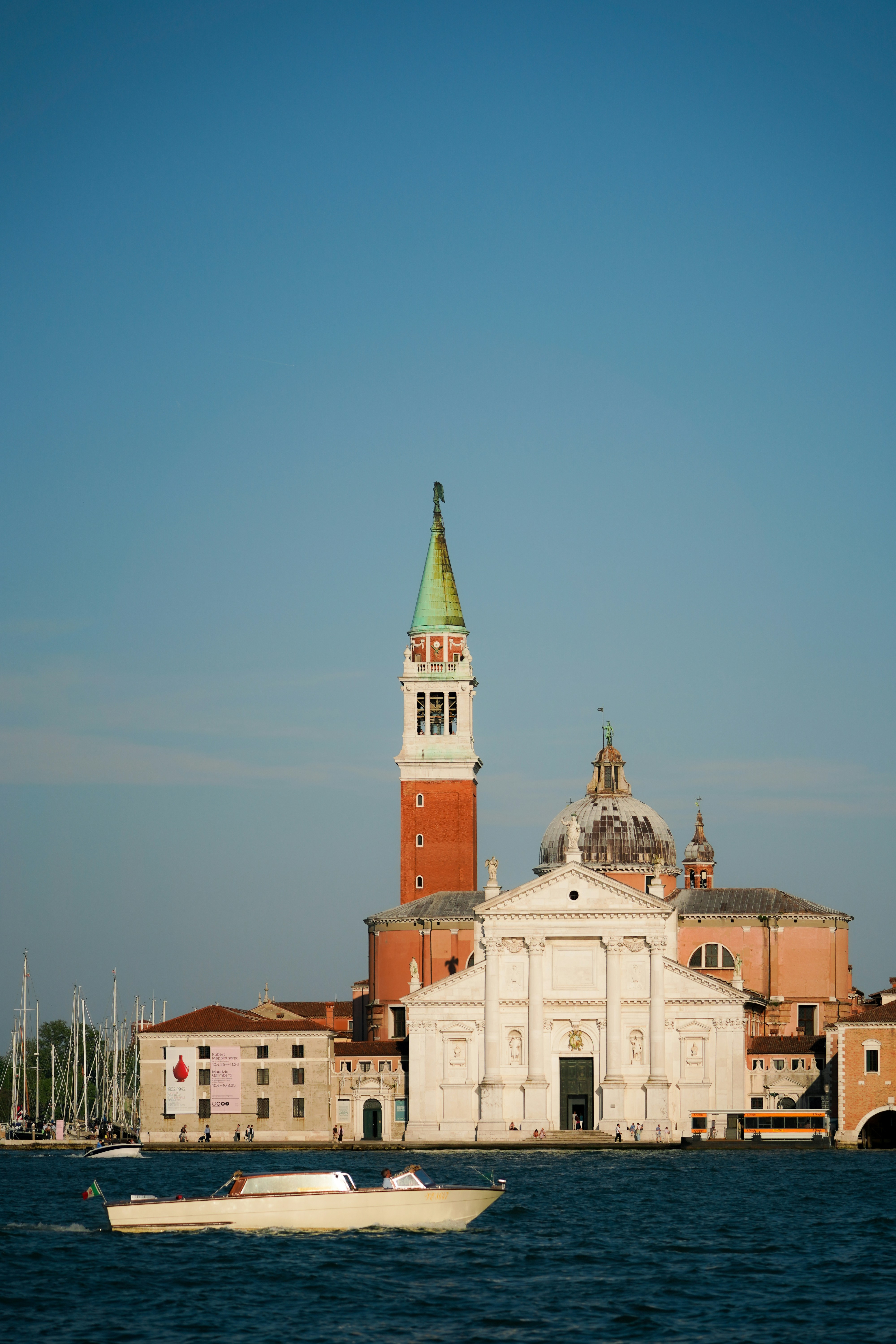 Venetian Basilica and Bell Tower Embraced by Aegean Light