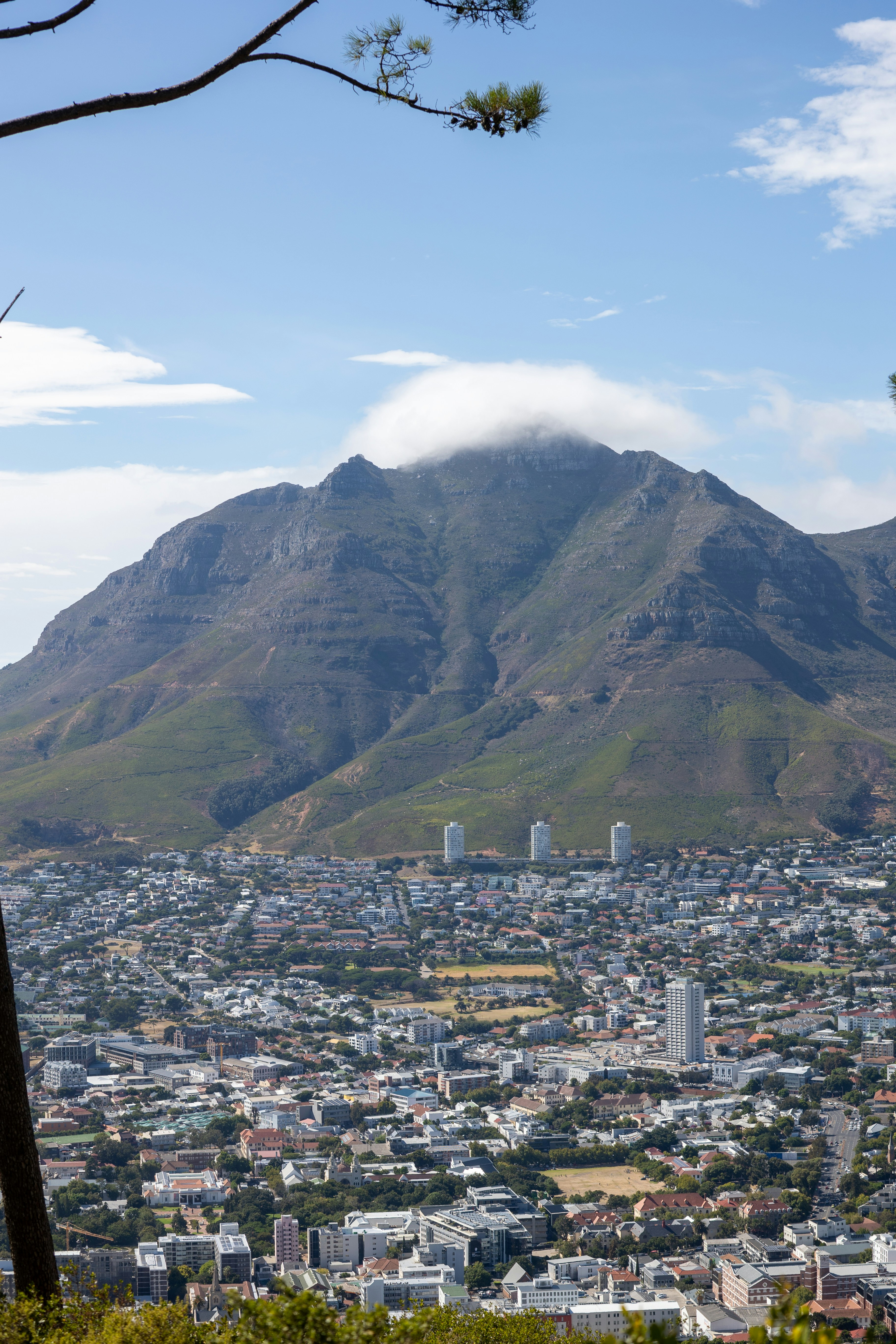 City at the Foot of a Cloud-Capped Peak