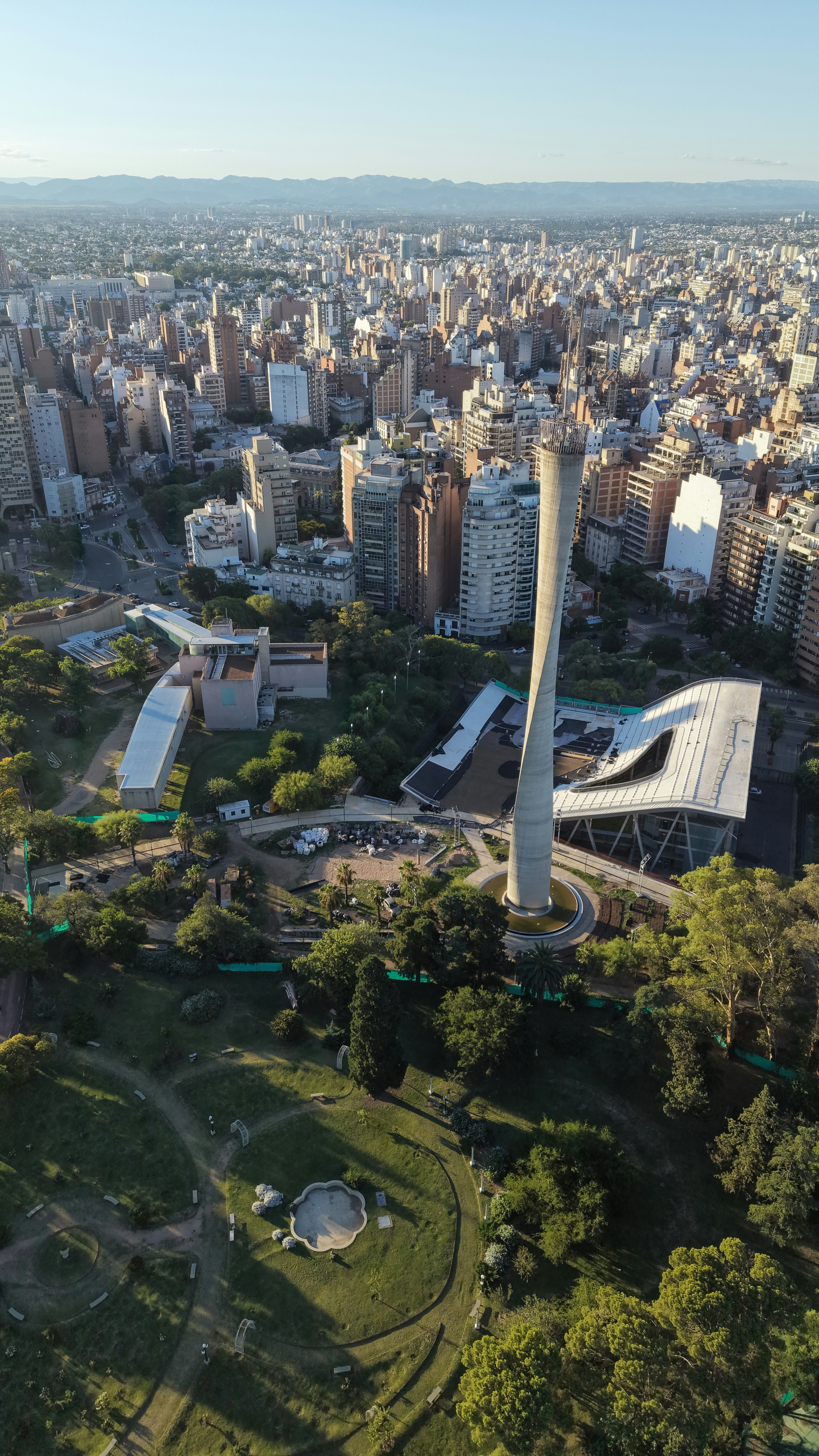 Tall Obelisk Rising Over a Sea of Buildings