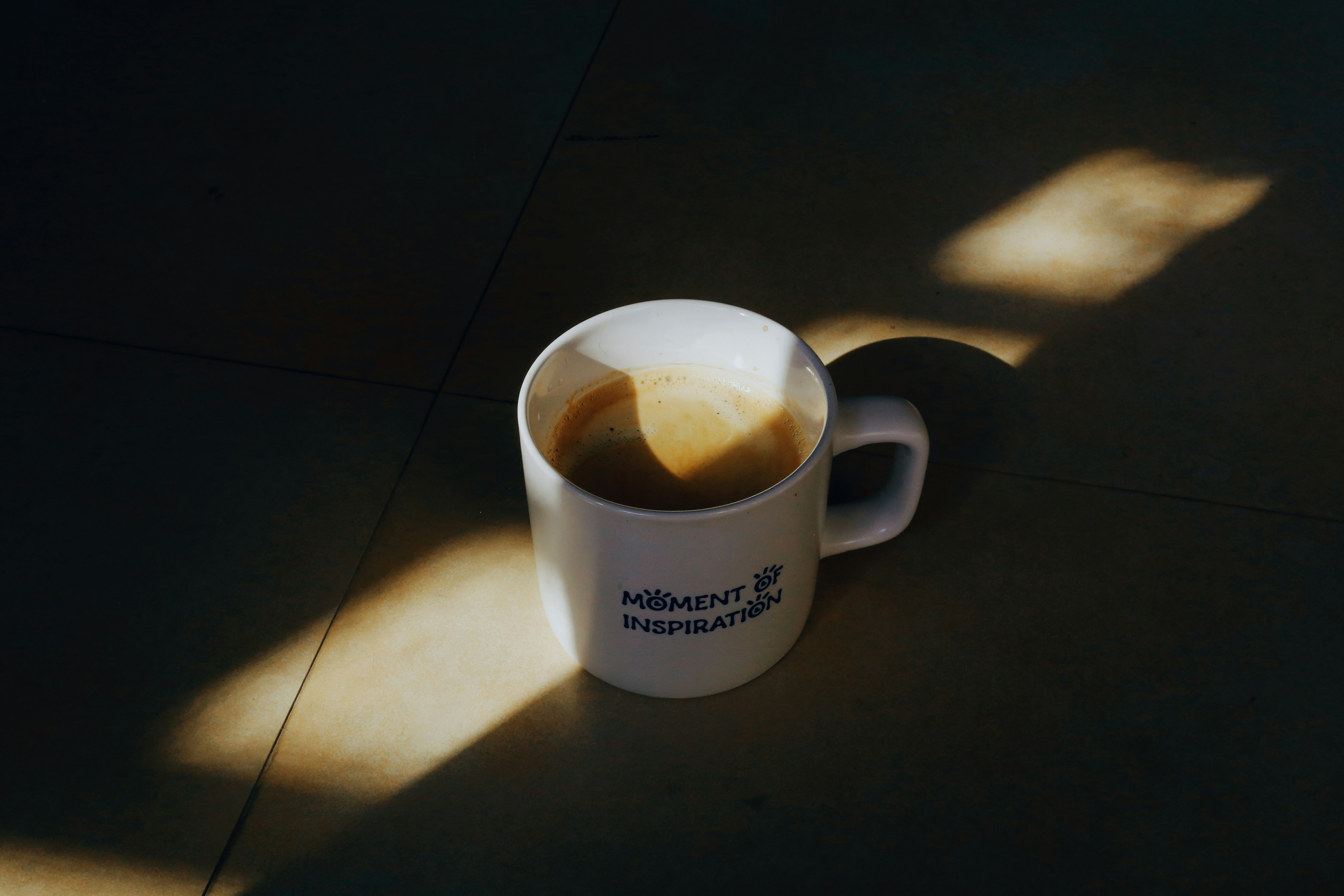Coffee in Dappled Light: A Quiet Morning Moment