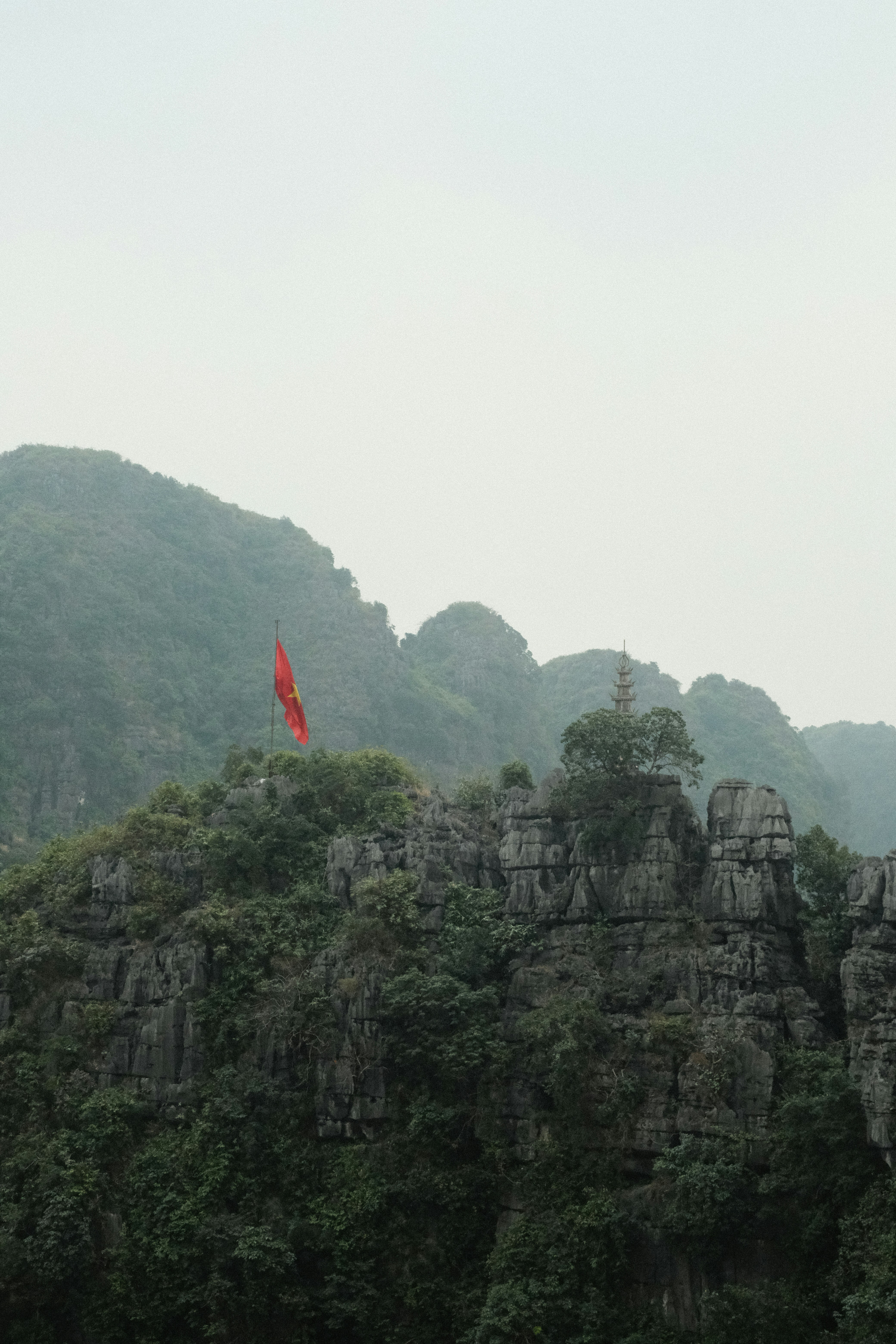 Red Flag Above the Stone Ridge