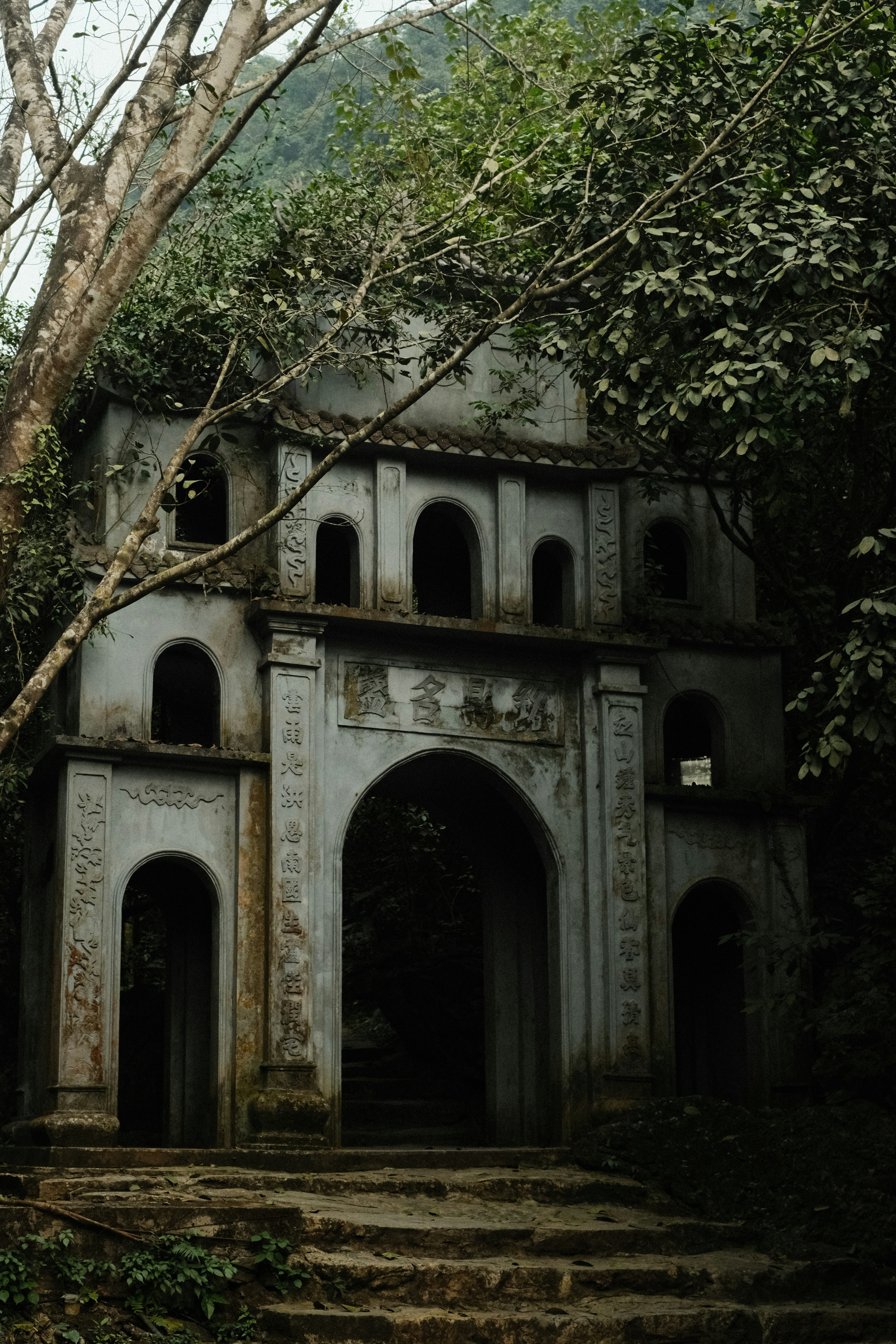 Overgrown Gatehouse of Forgotten Steps