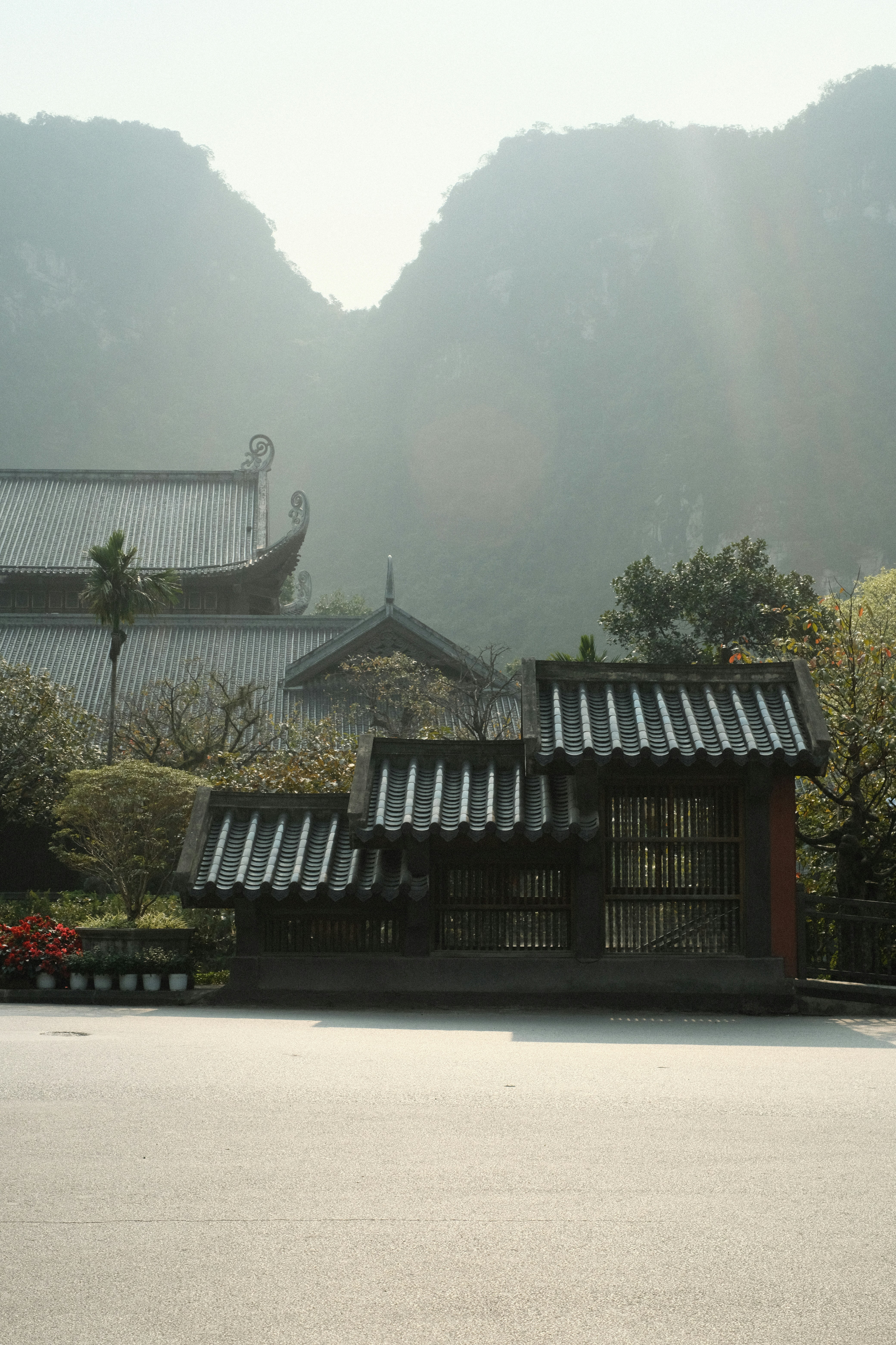 Guarded Gateways Under Misty Hills