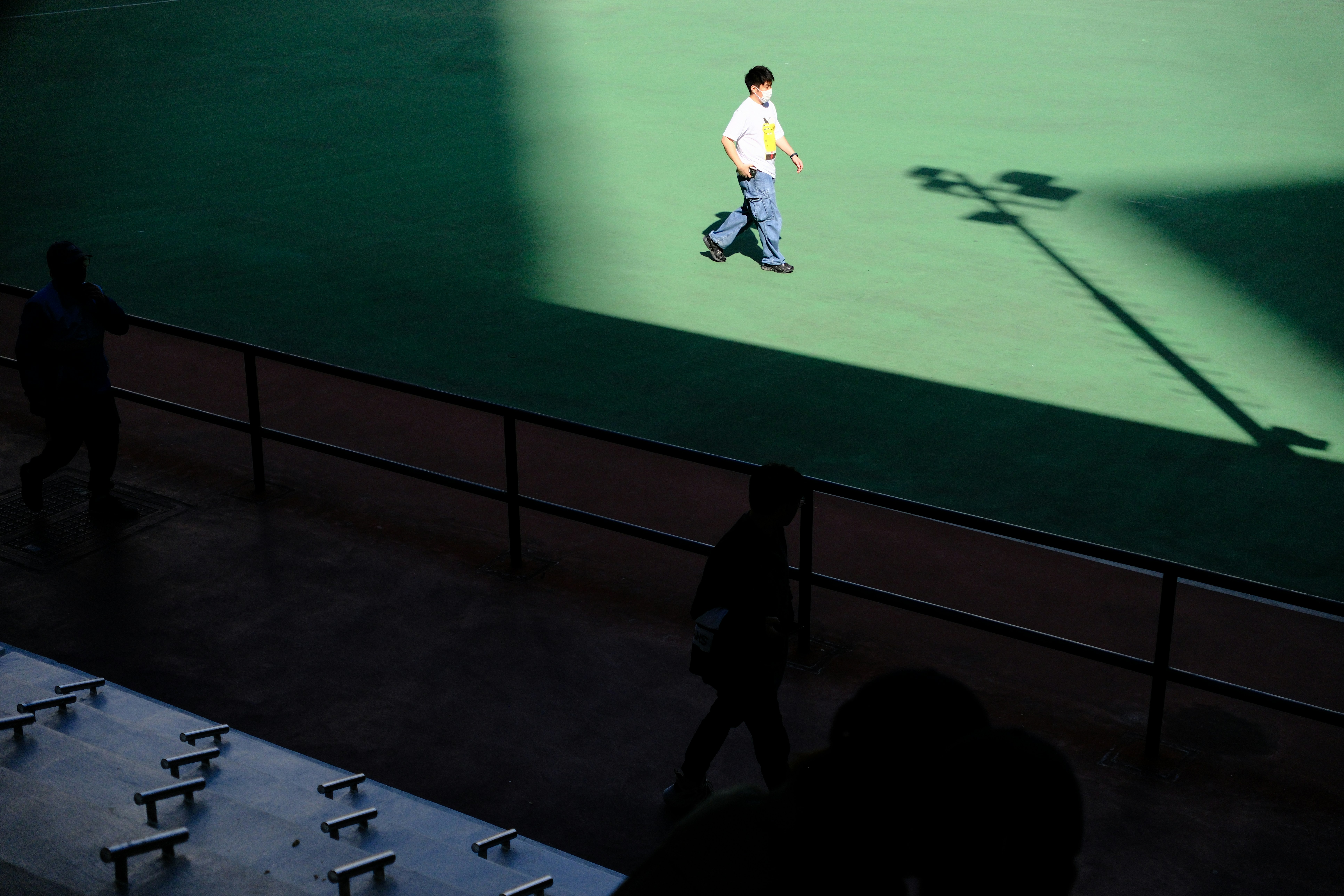 Runner in a Spotlight: A Break in the Green Turf