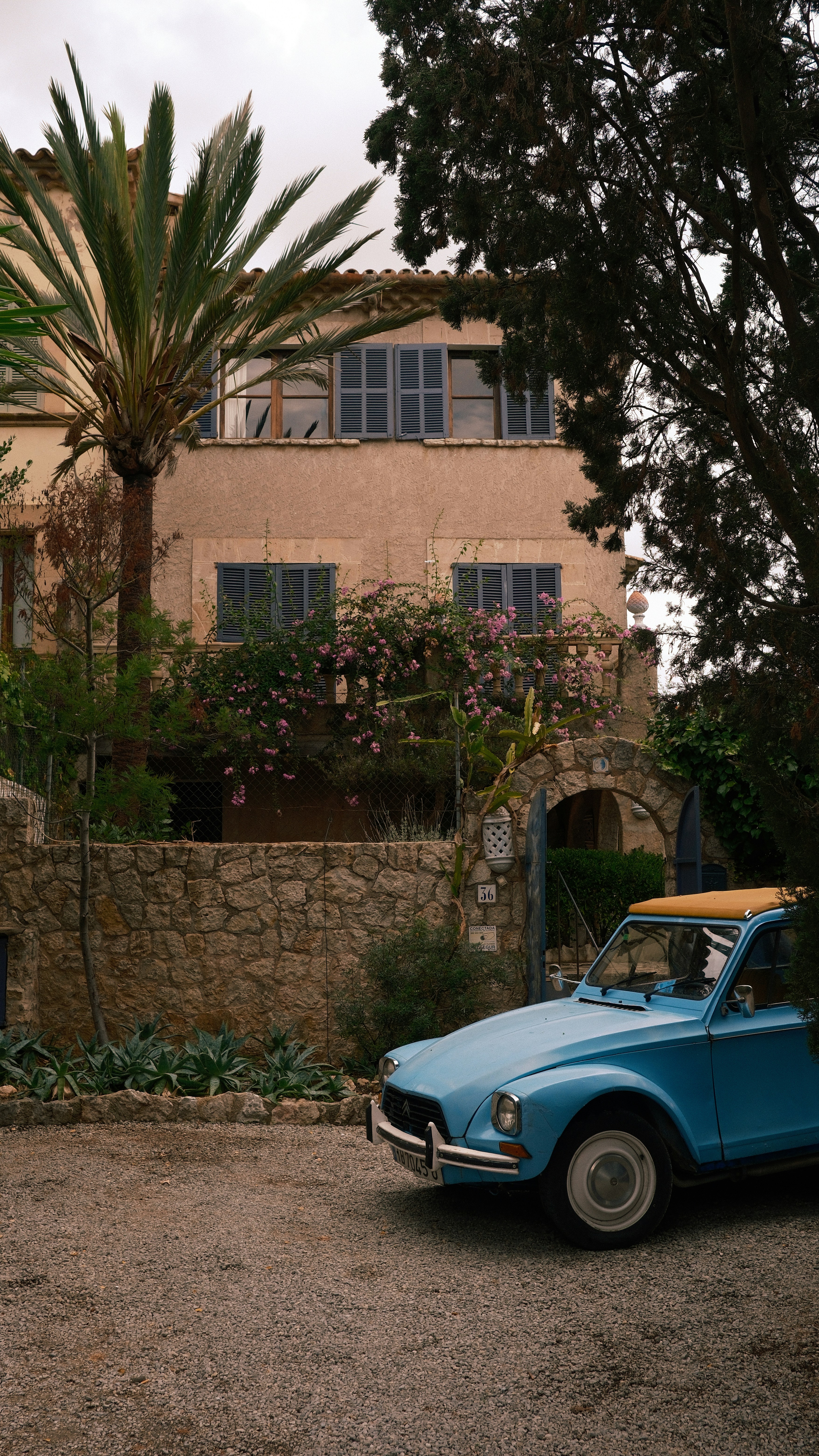Azure Car at the Mediterranean Gate
