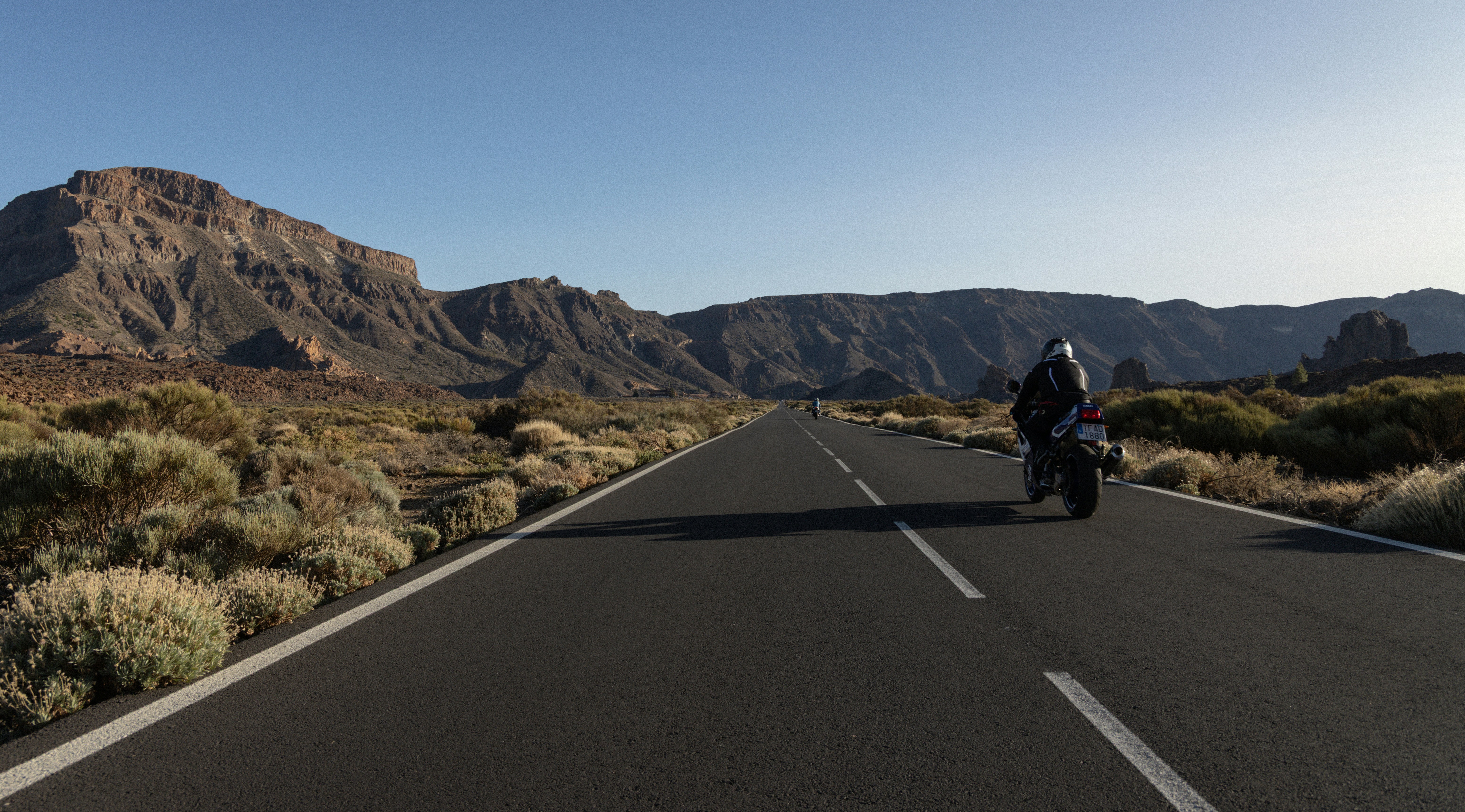 Endless Road to the Desert Horizon