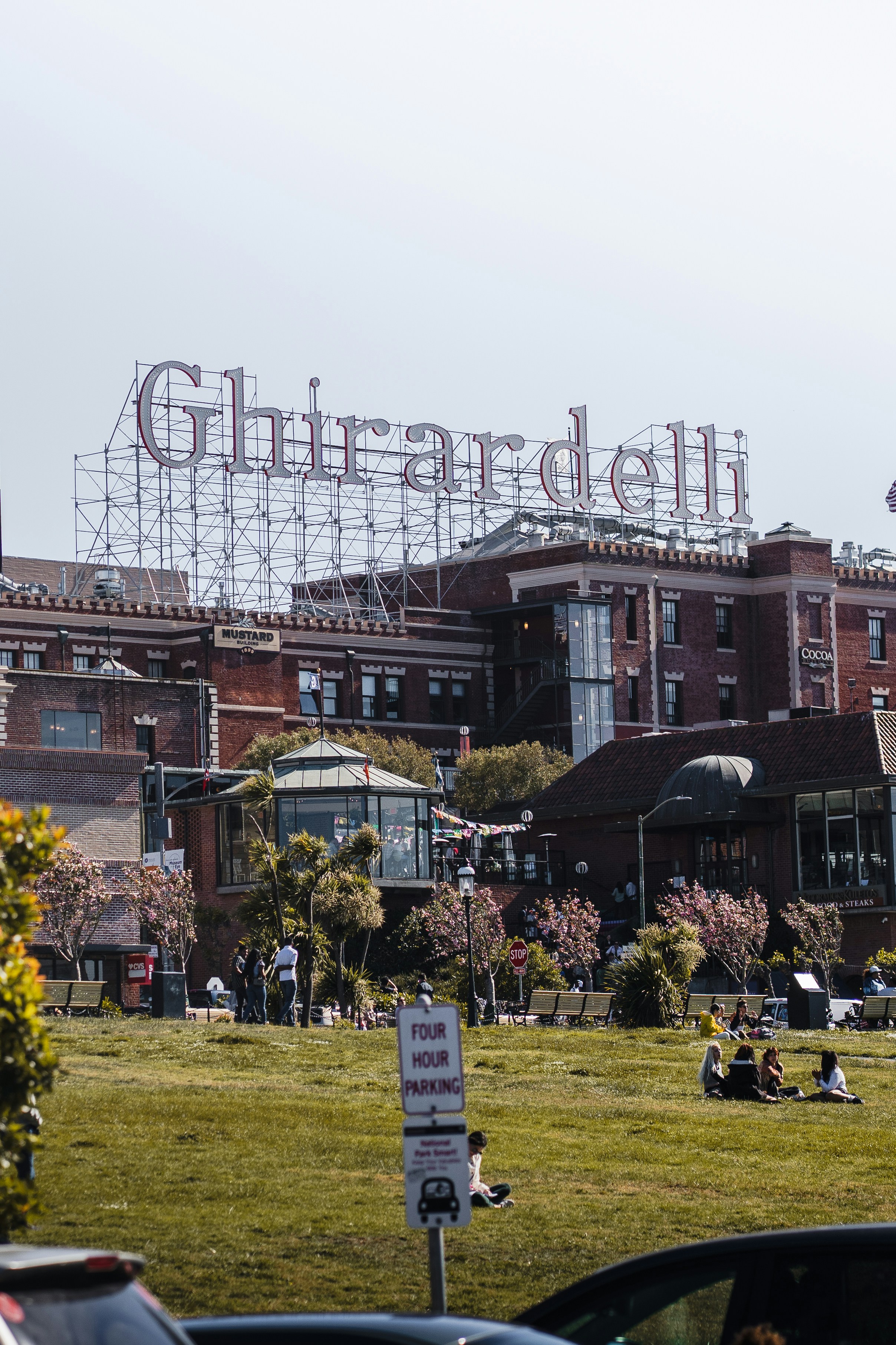 Ghirardelli Sign Over Green Park