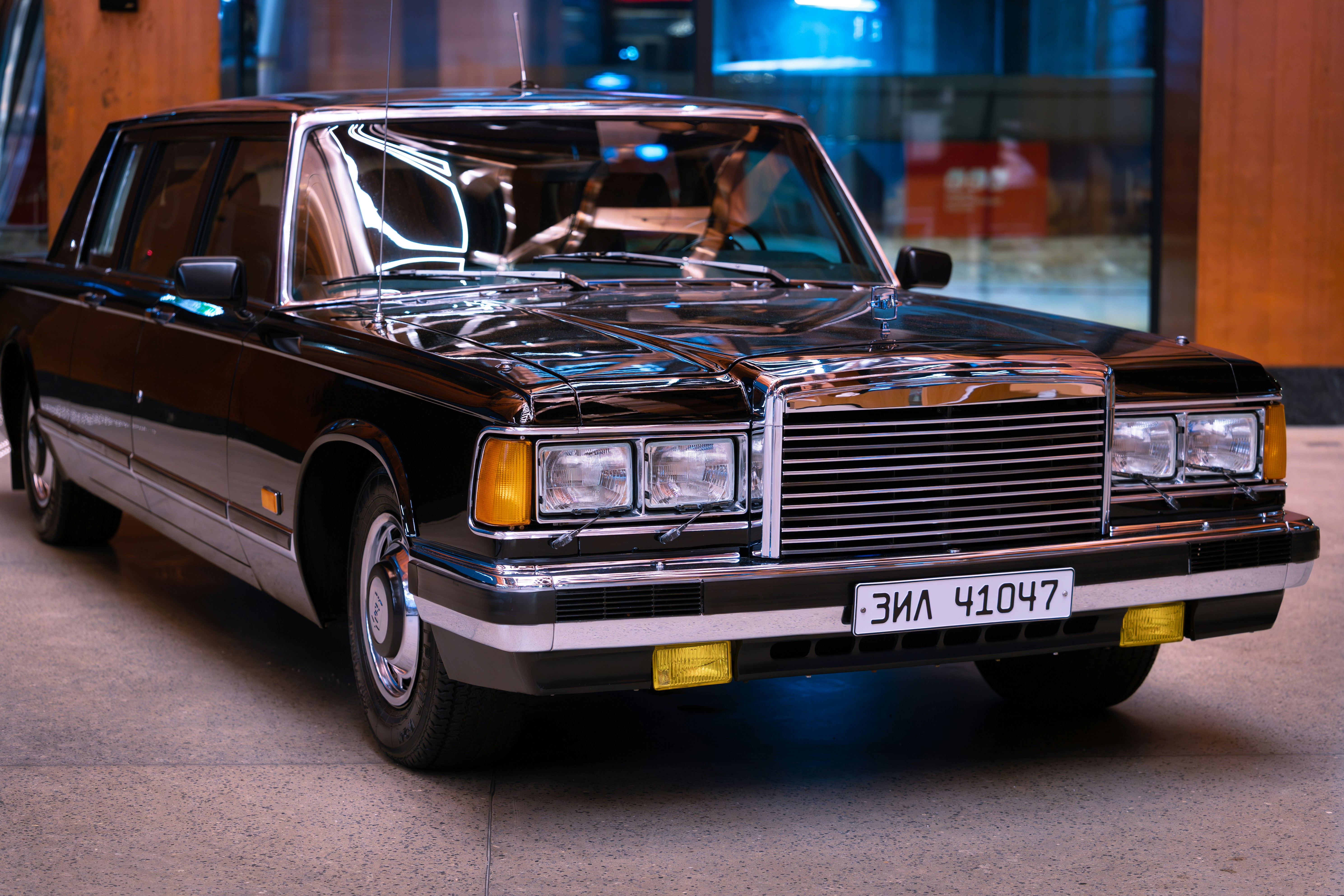 Midnight Chrome: A Classic Russian Luxe in Neon Loft Light