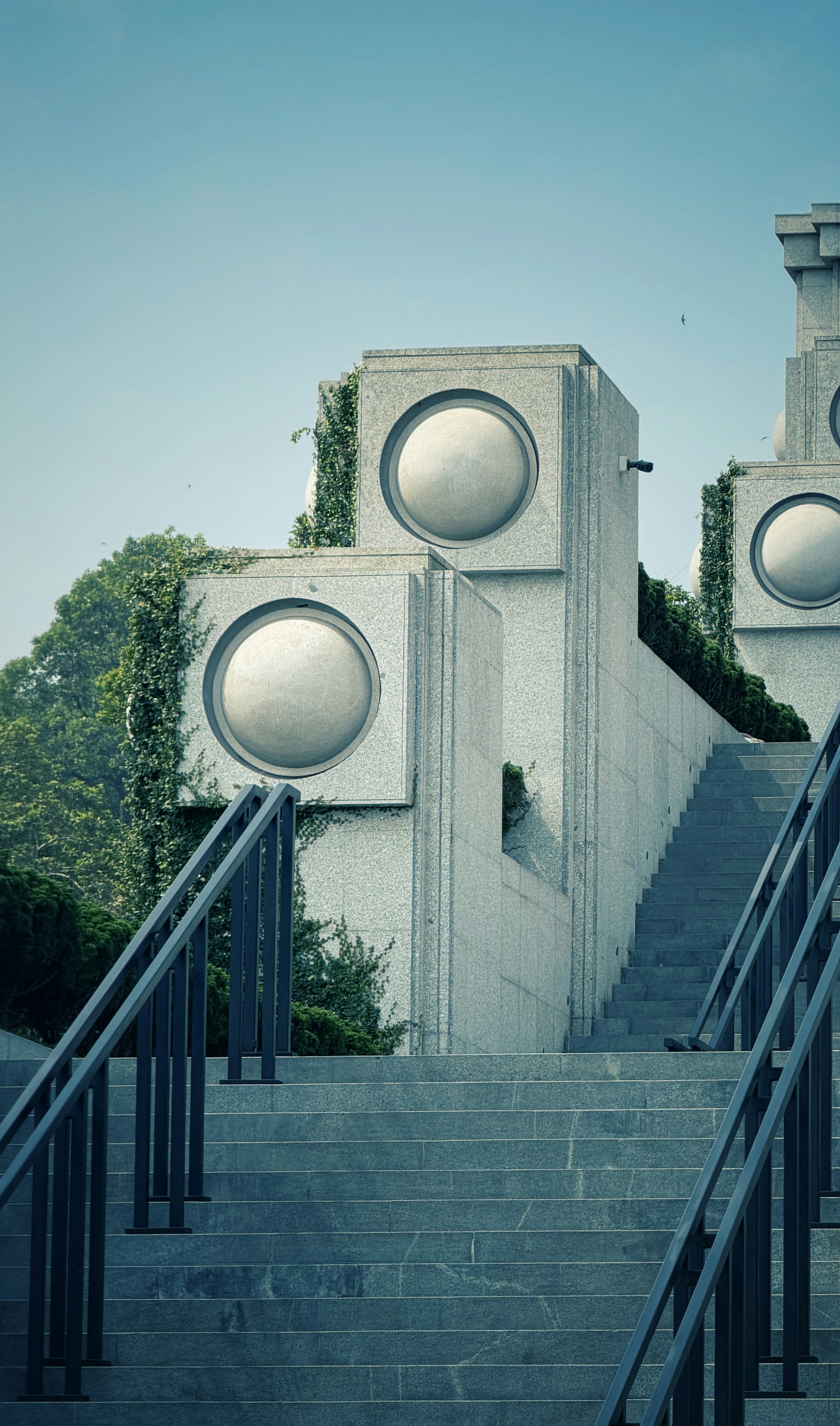 Staircase to the Circular Terrace