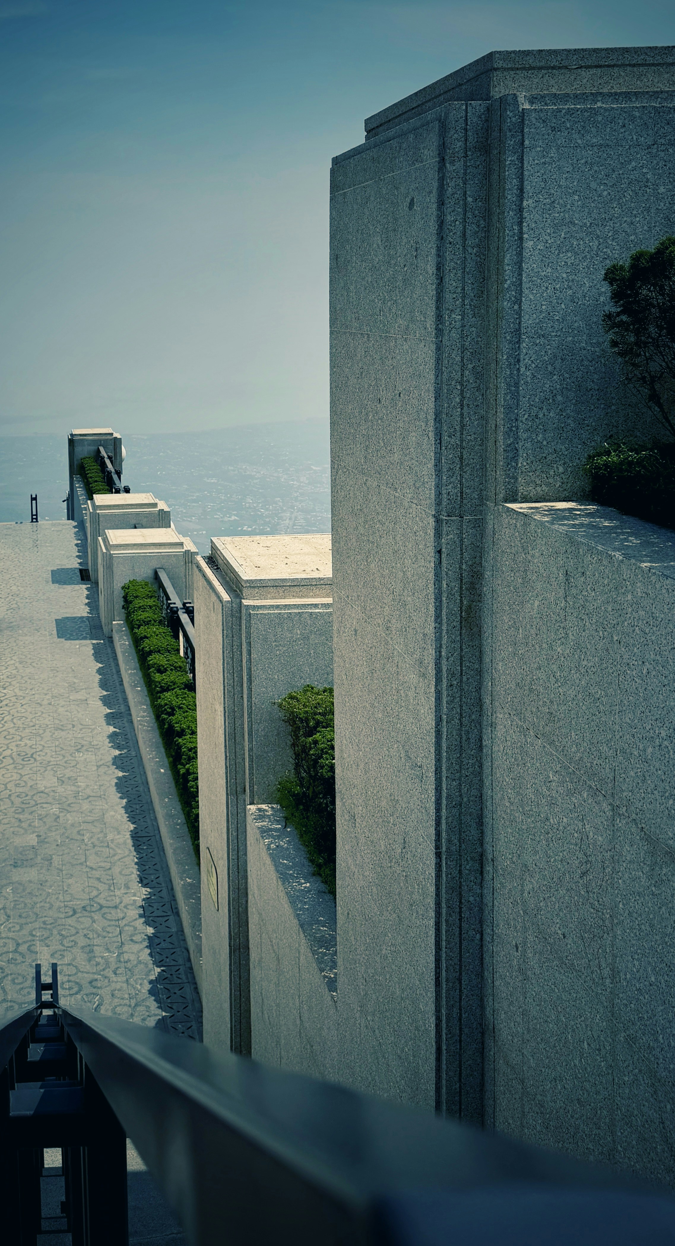 Vertical Terraces: A Quiet Descent Along Cold Stone