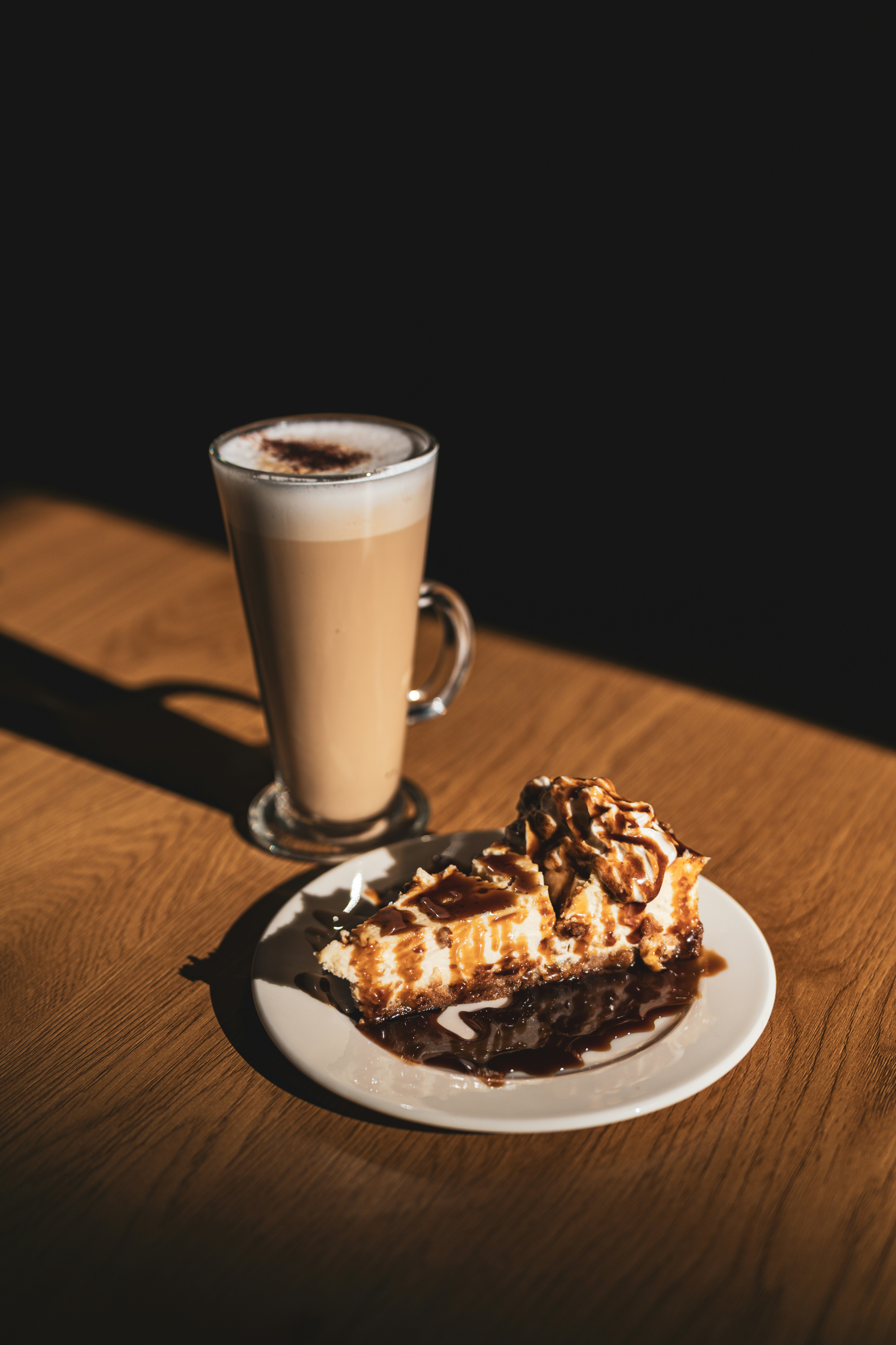 Caramel Slice and Creamy Latte: A Quiet Café Moment