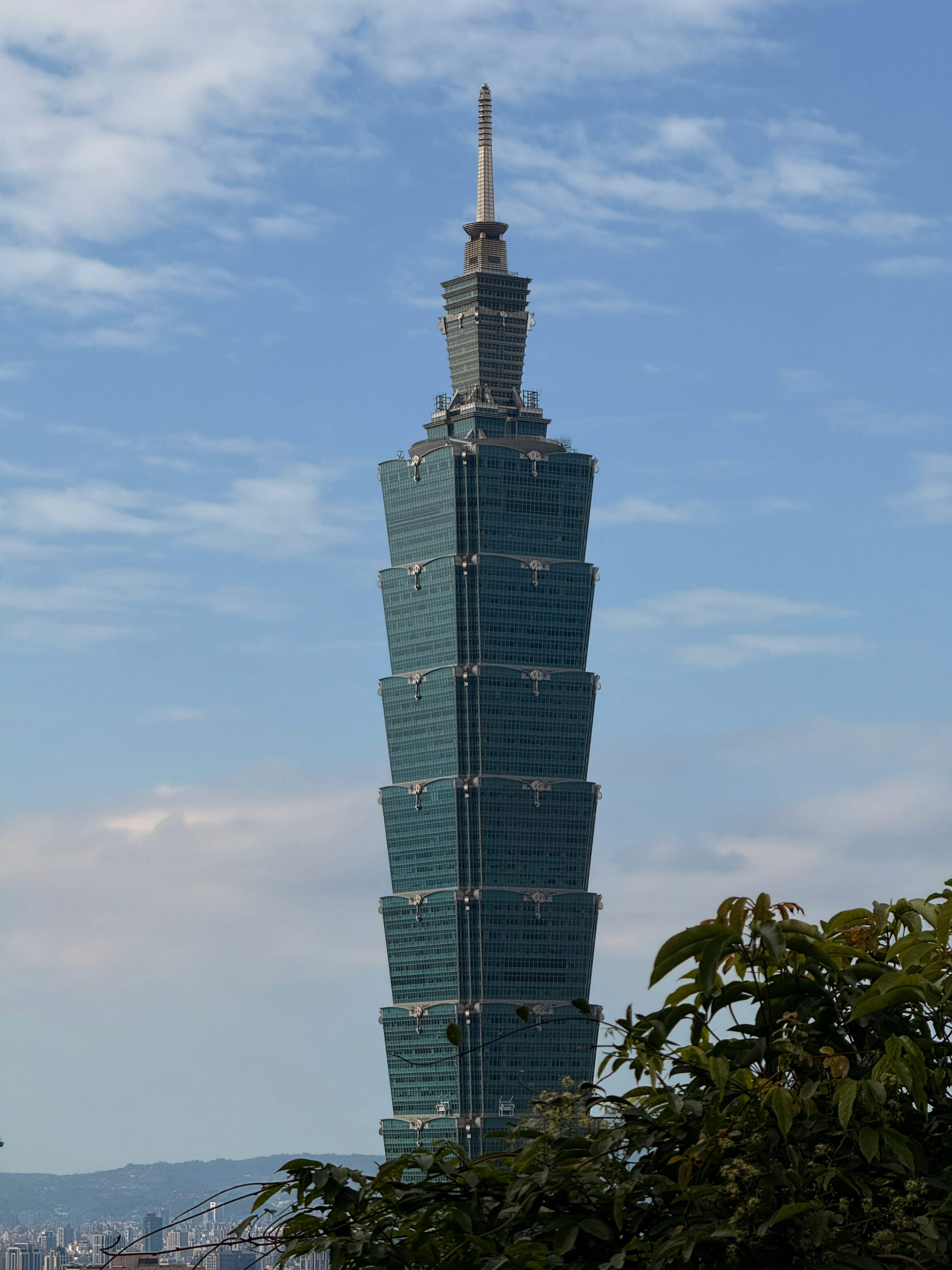 Taiwan's Peak in Focus: Taipei 101 Reaches the Sky