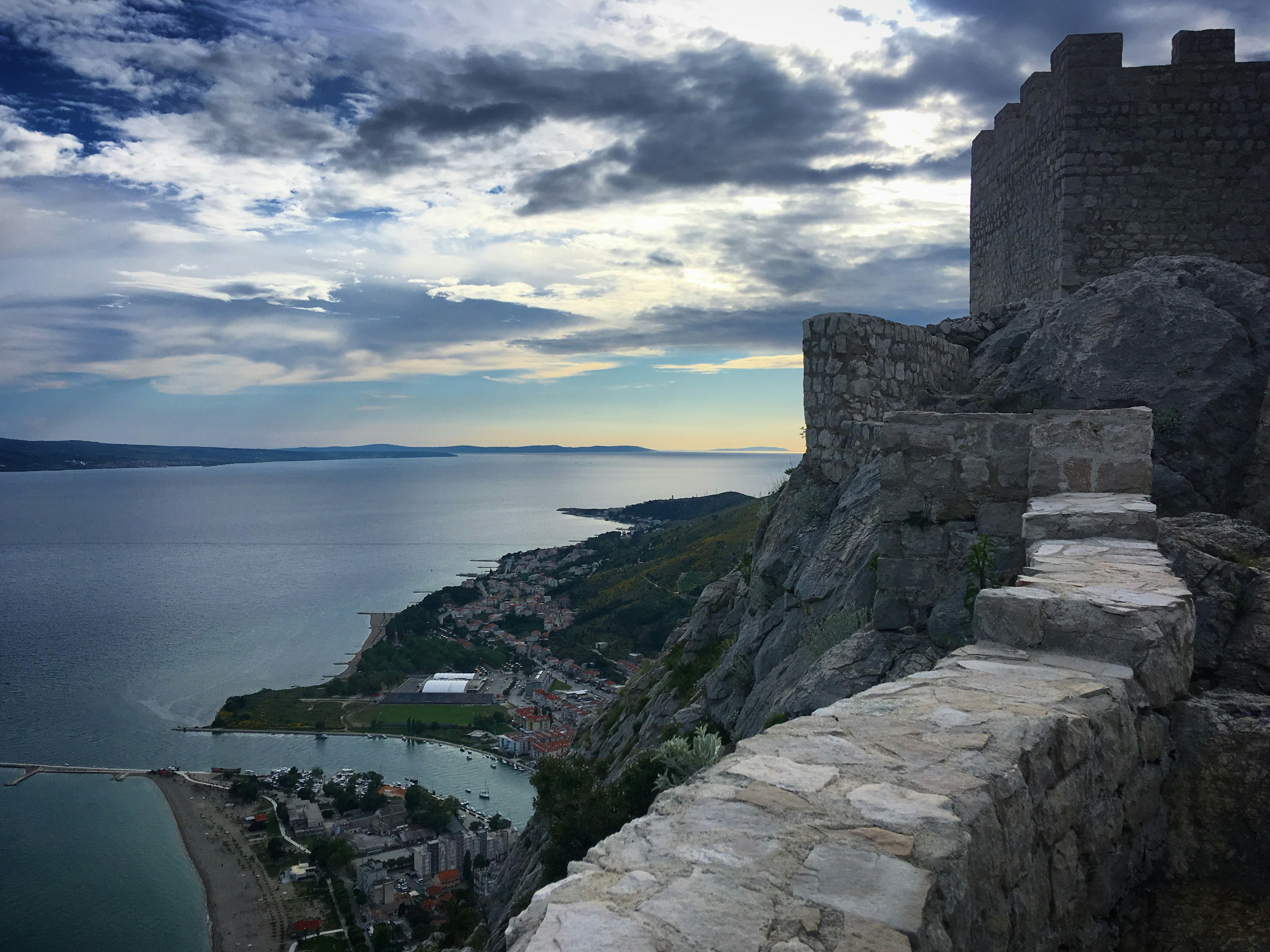 Seaside Citadel Overlook at Distant Town