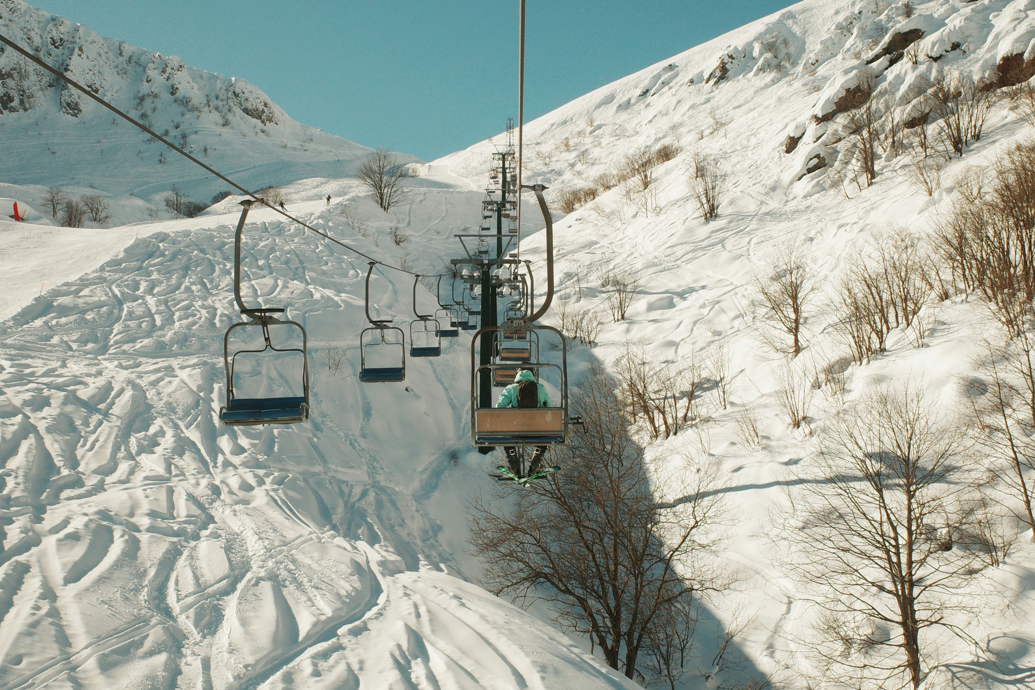 Summit Lift: A Cord of Snow and Steel Across a Winter Basin