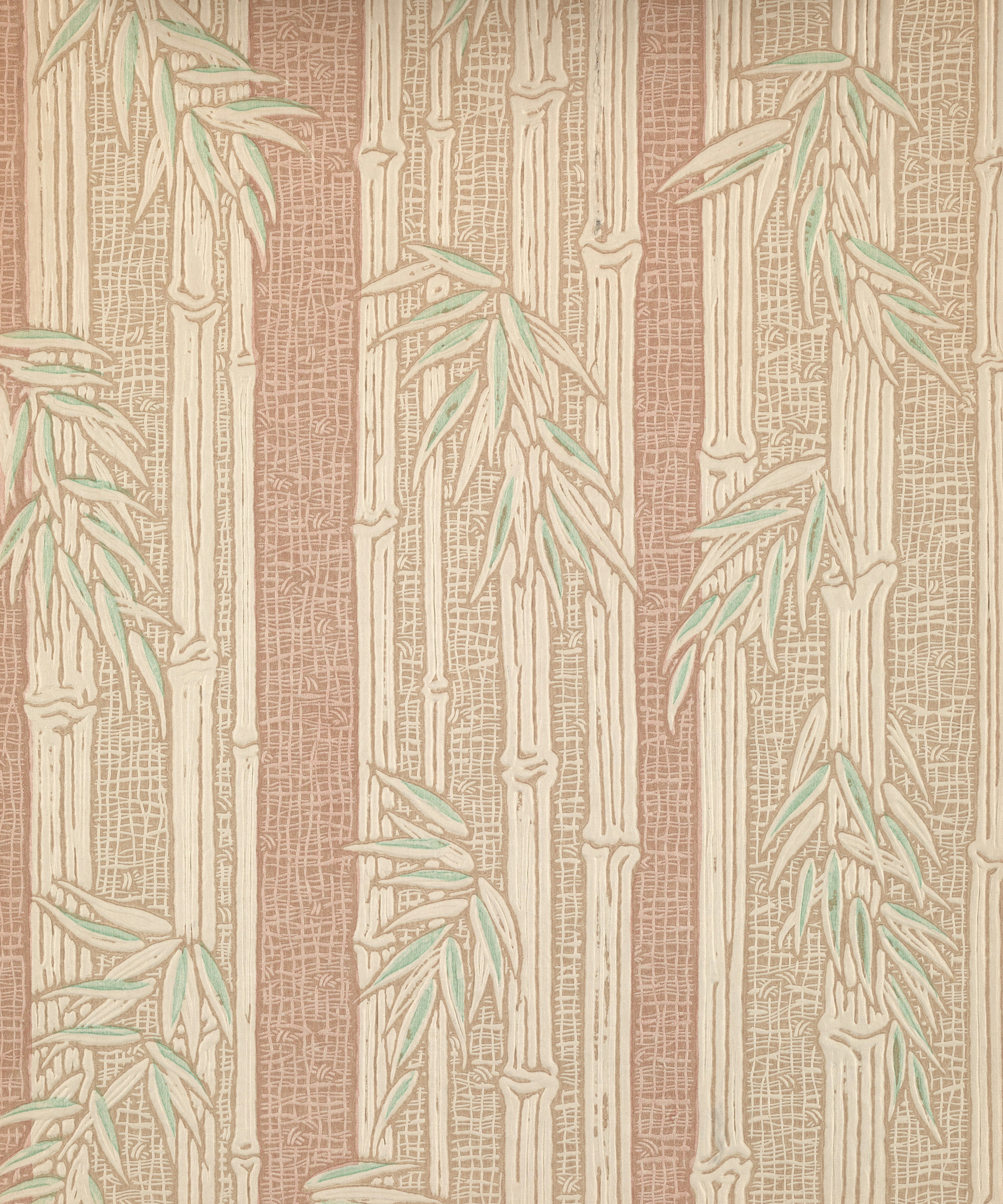 Whispering Bamboo: A Tactile Tapestry of Tan and Sage