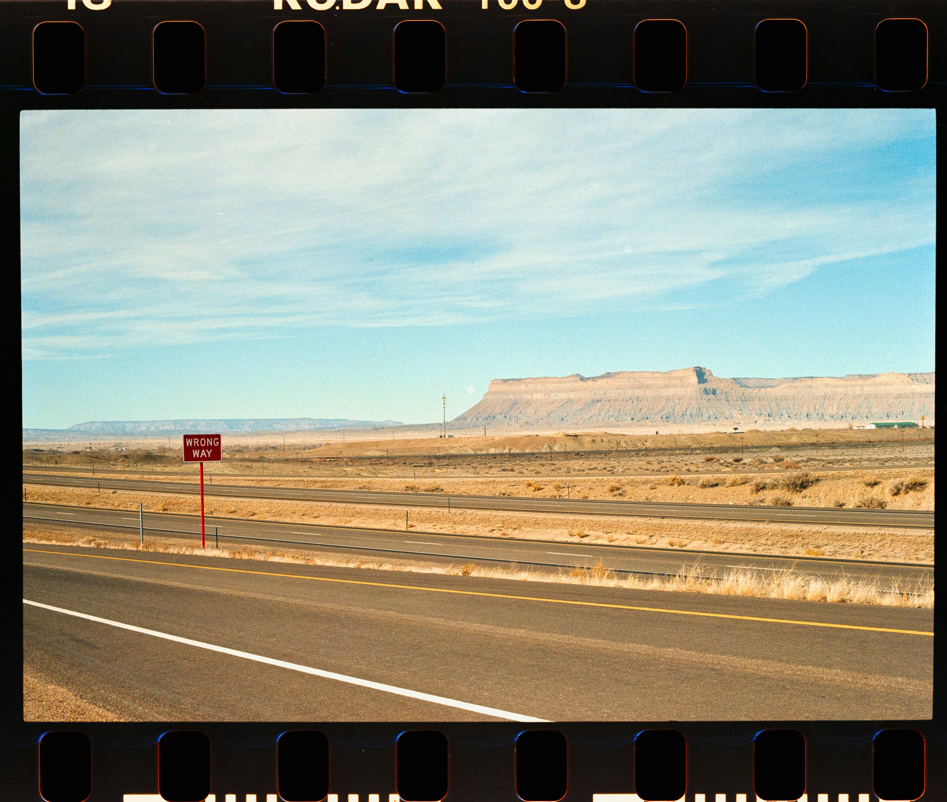 Desert Highway at Distant Mesa