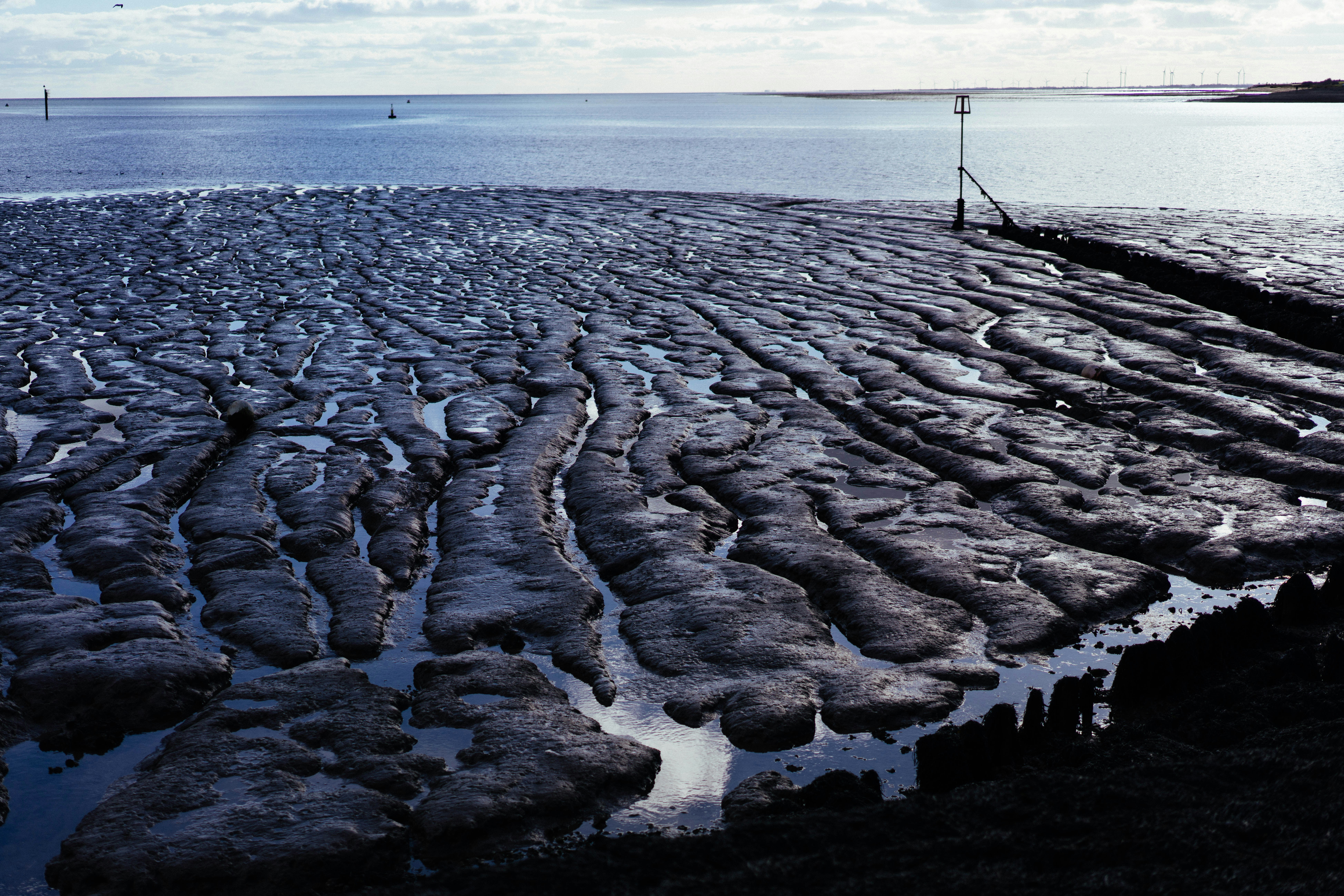Folded Beach Trails Lead to Quiet Horizon