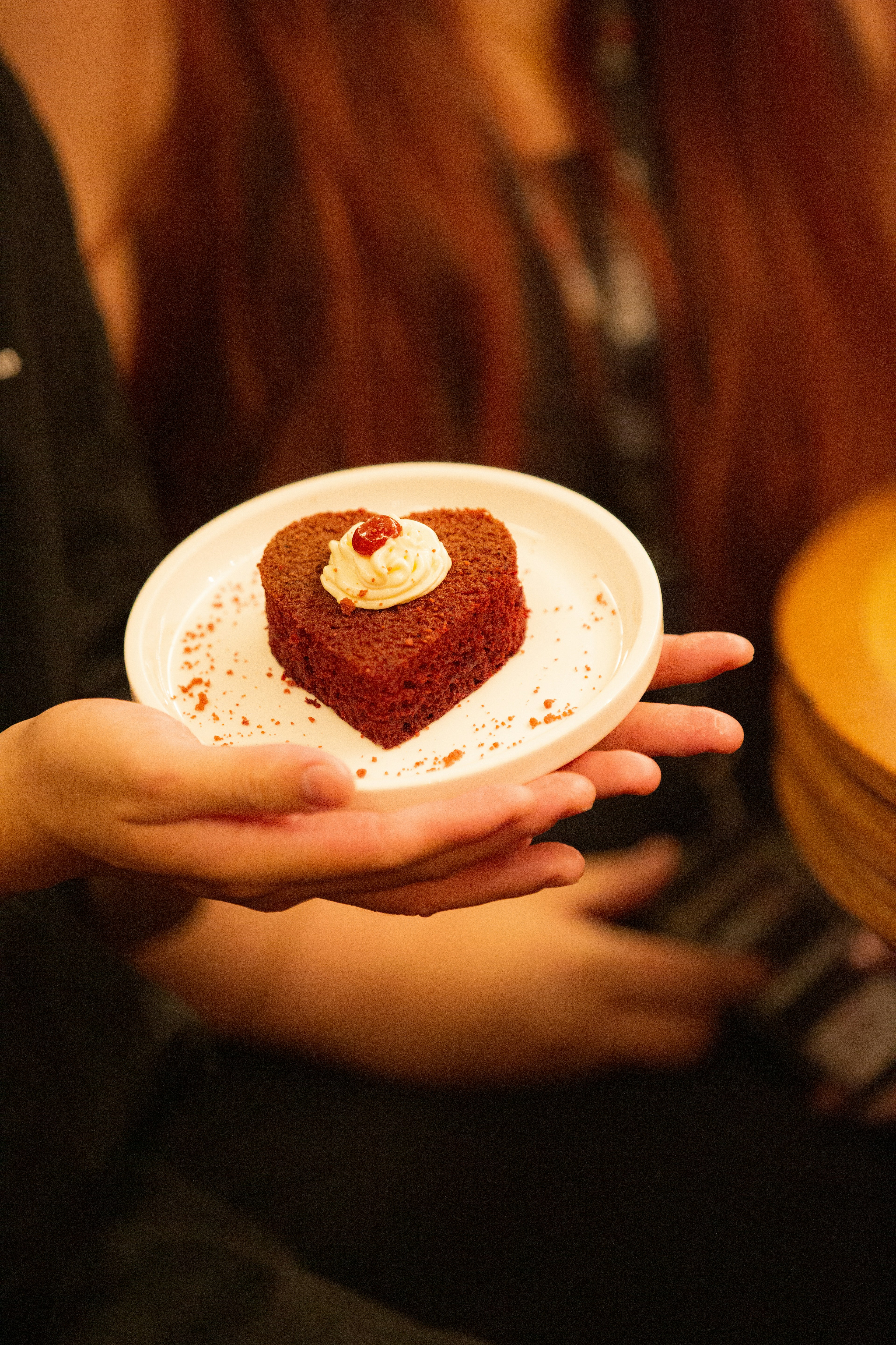 Heartfelt Dessert on a Shared Plate