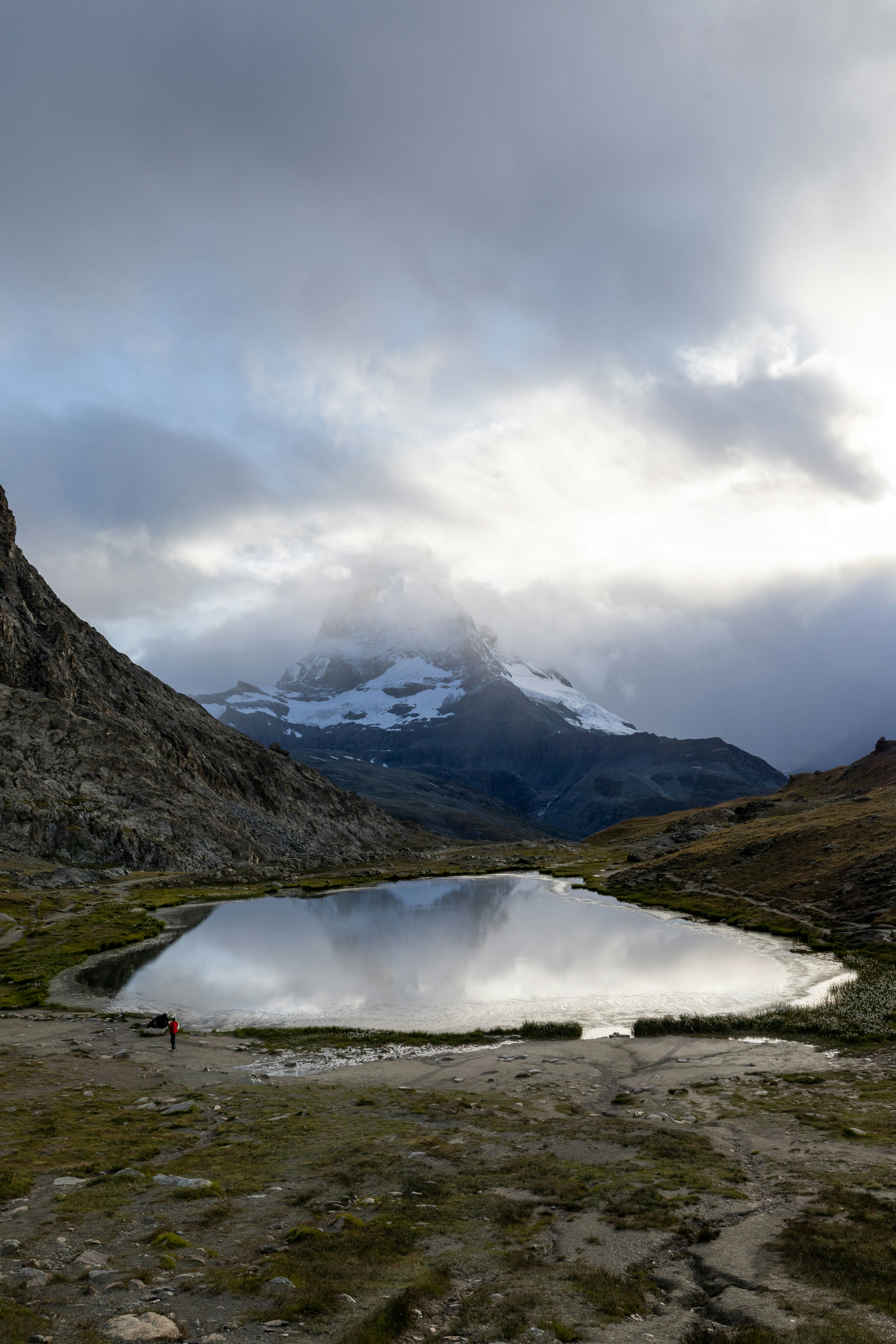 Mirror of the Mountain: A Quiet Tarn Beneath Snow-Capped Peaks