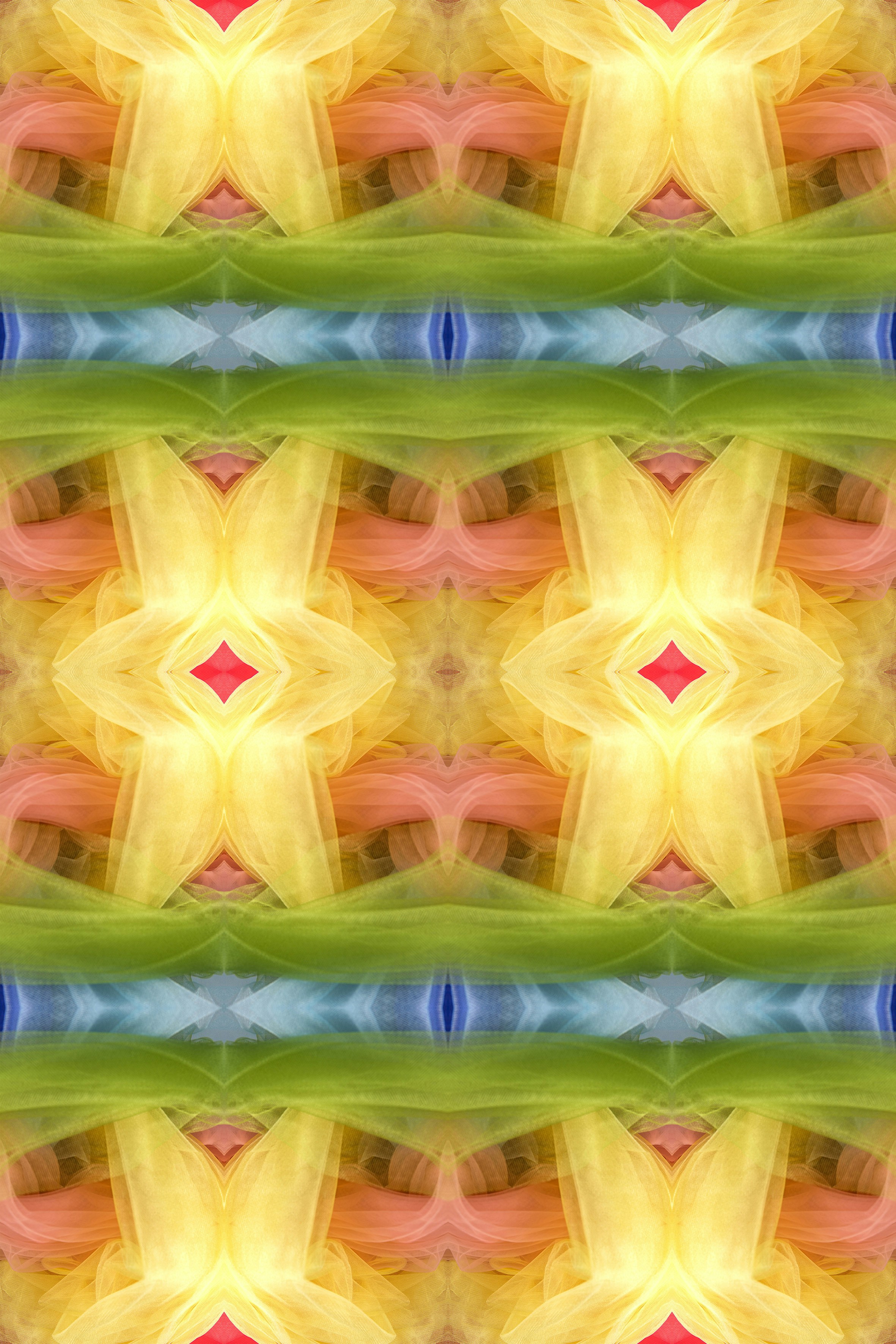 Mandala of Looming Petals: Kaleidoscopic Repetition