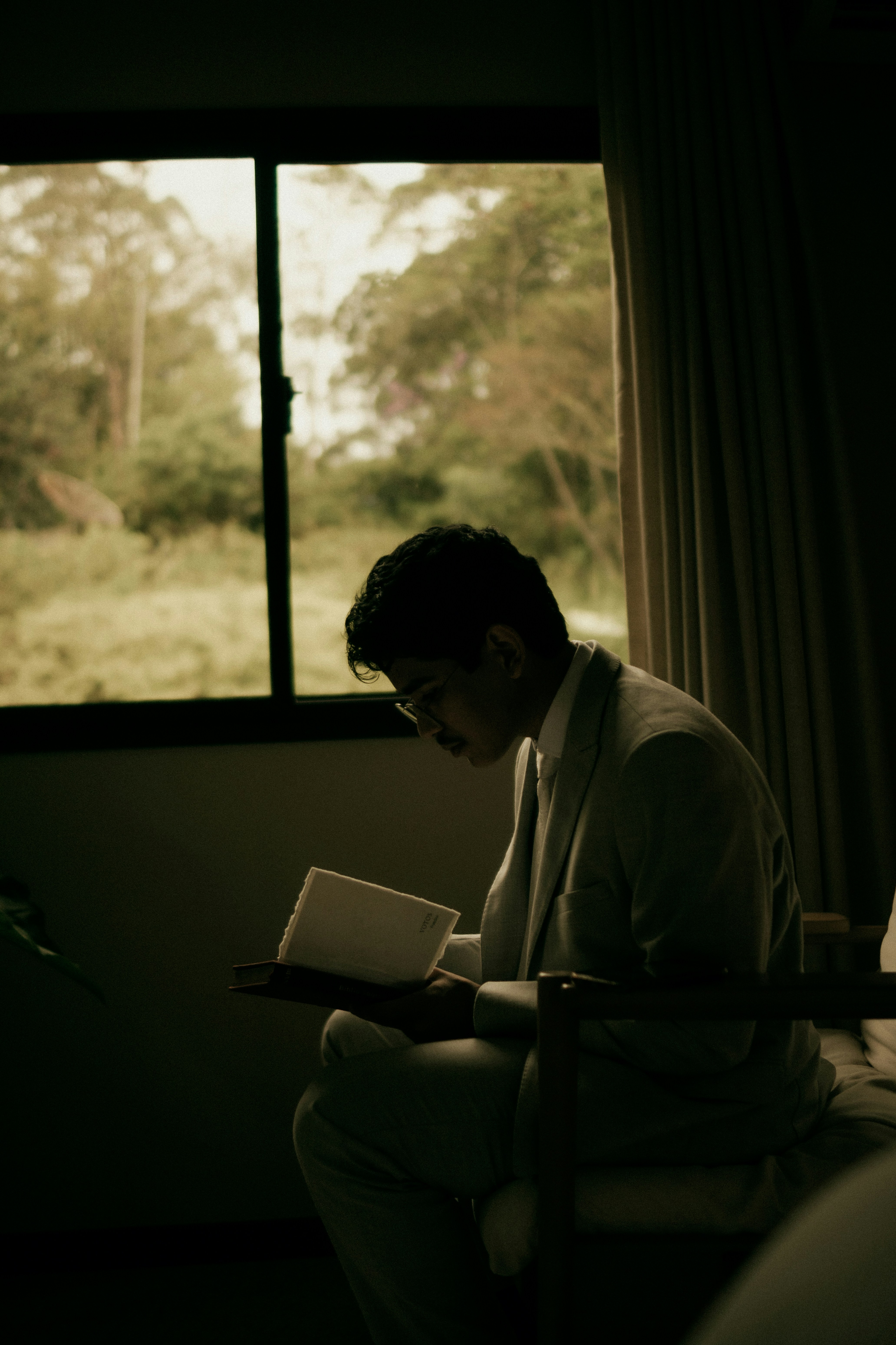 Quiet Contemplation: A Reader in Soft Winter Light